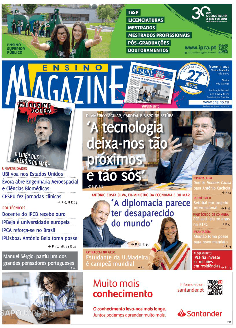 Ensino Magazine (26 fev 2025) - Jornais e Revistas - SAPO.pt - Última hora e notícias de hoje ...
