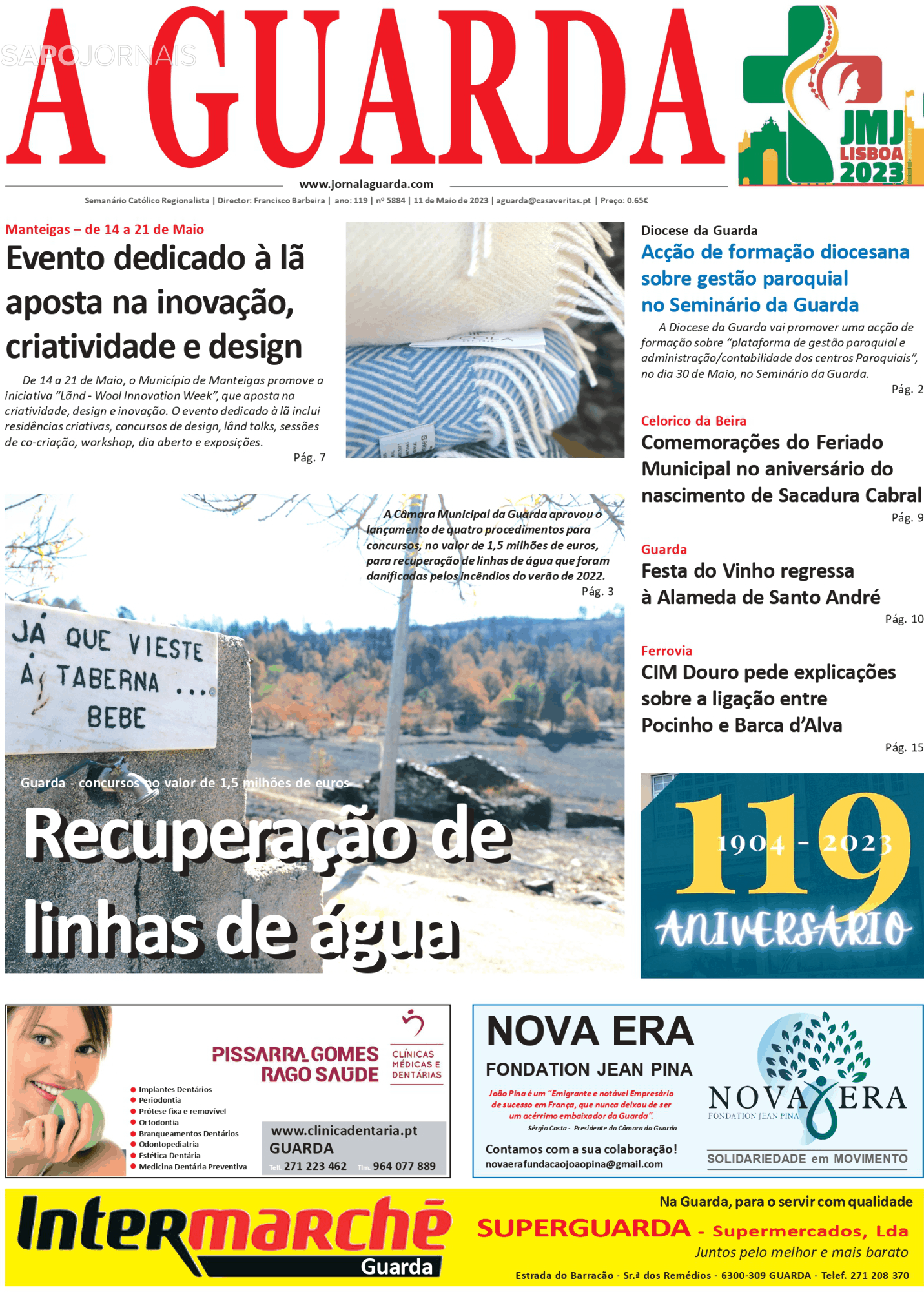 A Guarda (10 mai 2023) - Jornais e Revistas - SAPO.pt - Última hora e ...