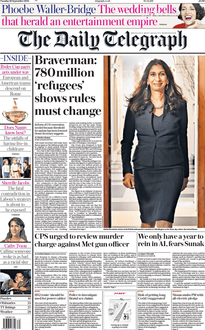 The Daily Telegraph (26 set 2023) - Jornais e Revistas - SAPO.pt ...