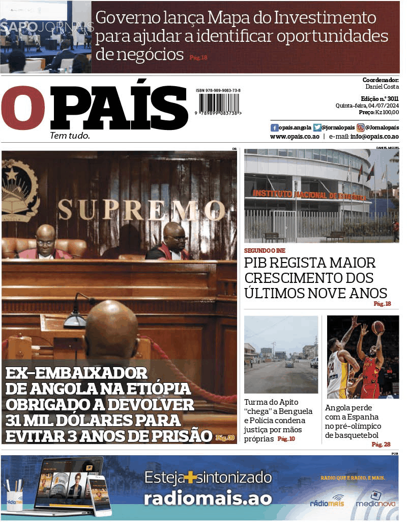 O País (4 jul 2024) - Jornais e Revistas - SAPO.pt - Última hora e ...