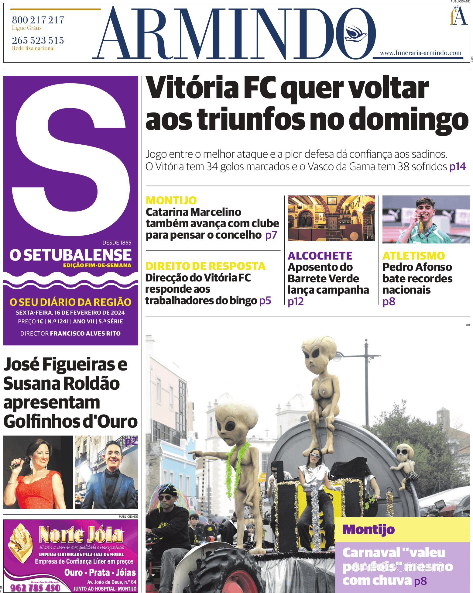 O Setubalense (16 fev 2024) - Jornais e Revistas - SAPO.pt - Última ...