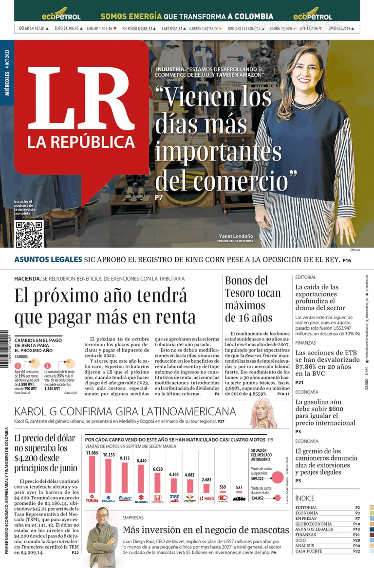 La Republica (4 out 2023) - Jornais e Revistas - SAPO.pt - Última hora ...