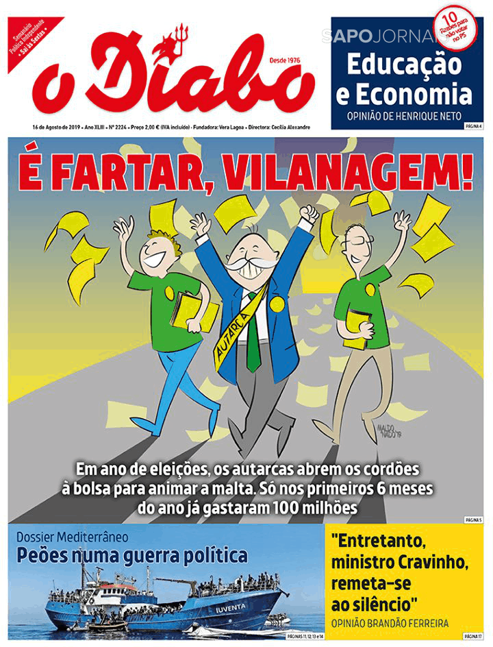 O Diabo (16 ago 2019) - Jornais e Revistas - SAPO.pt - Última hora e ...