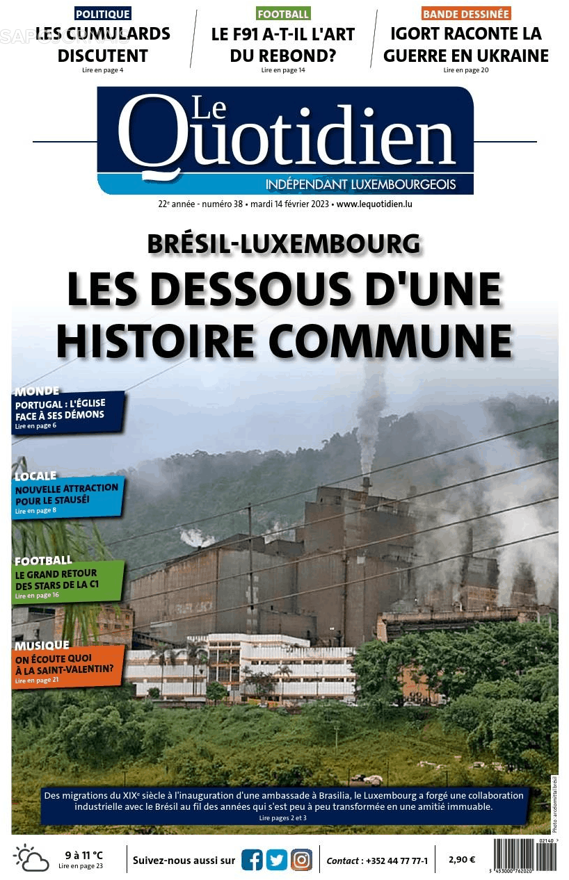 Le Quotidien (14 fev 2023) - Jornais e Revistas - SAPO.pt - Última hora ...