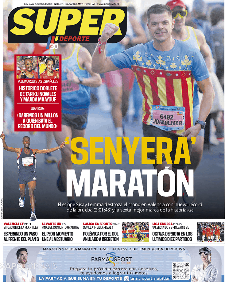 Super Deporte (4 dez 2023) - Jornais e Revistas - SAPO.pt - Última hora ...