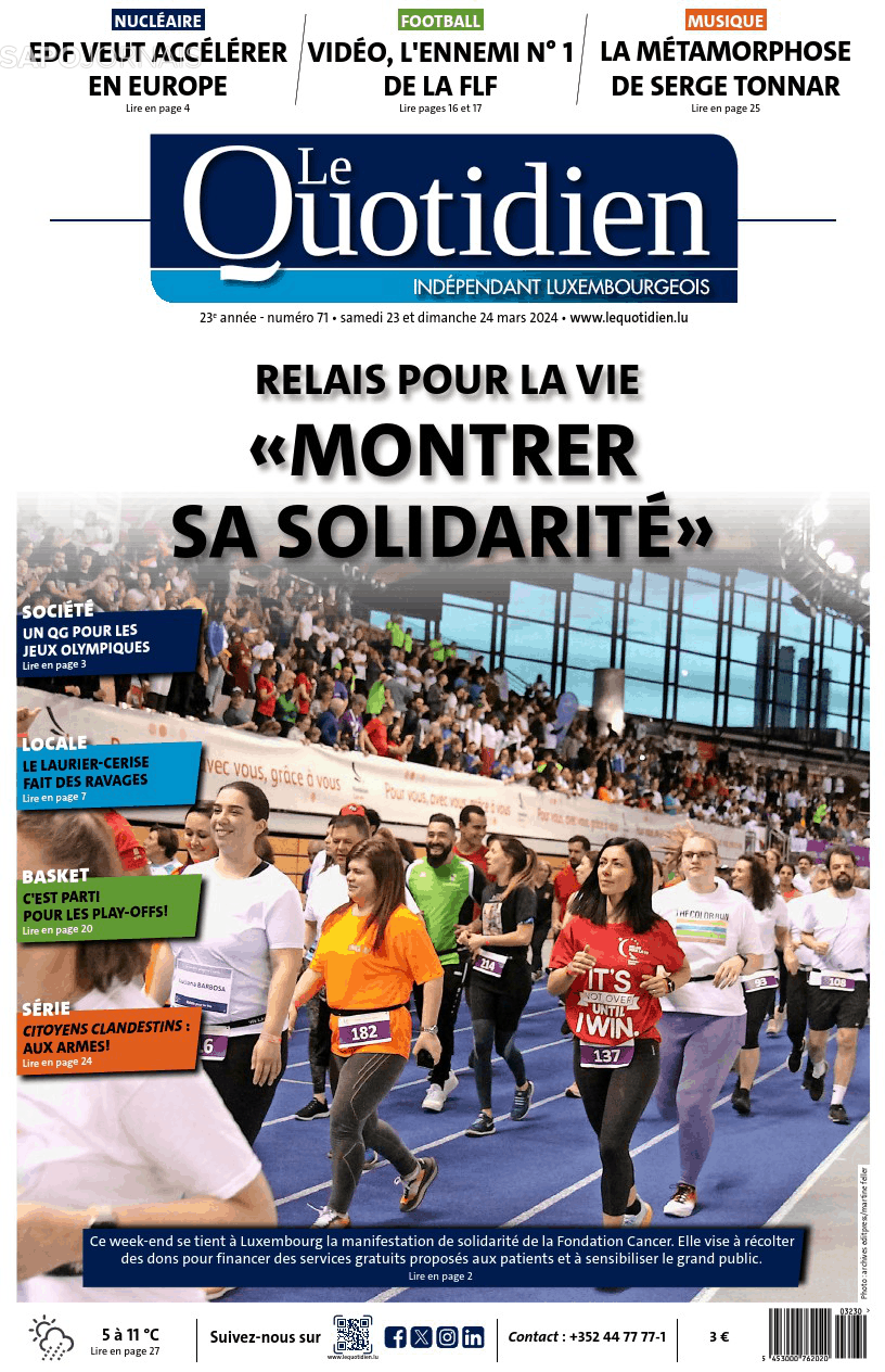 Le Quotidien (23 mar 2024) - Jornais e Revistas - SAPO.pt - Última hora ...