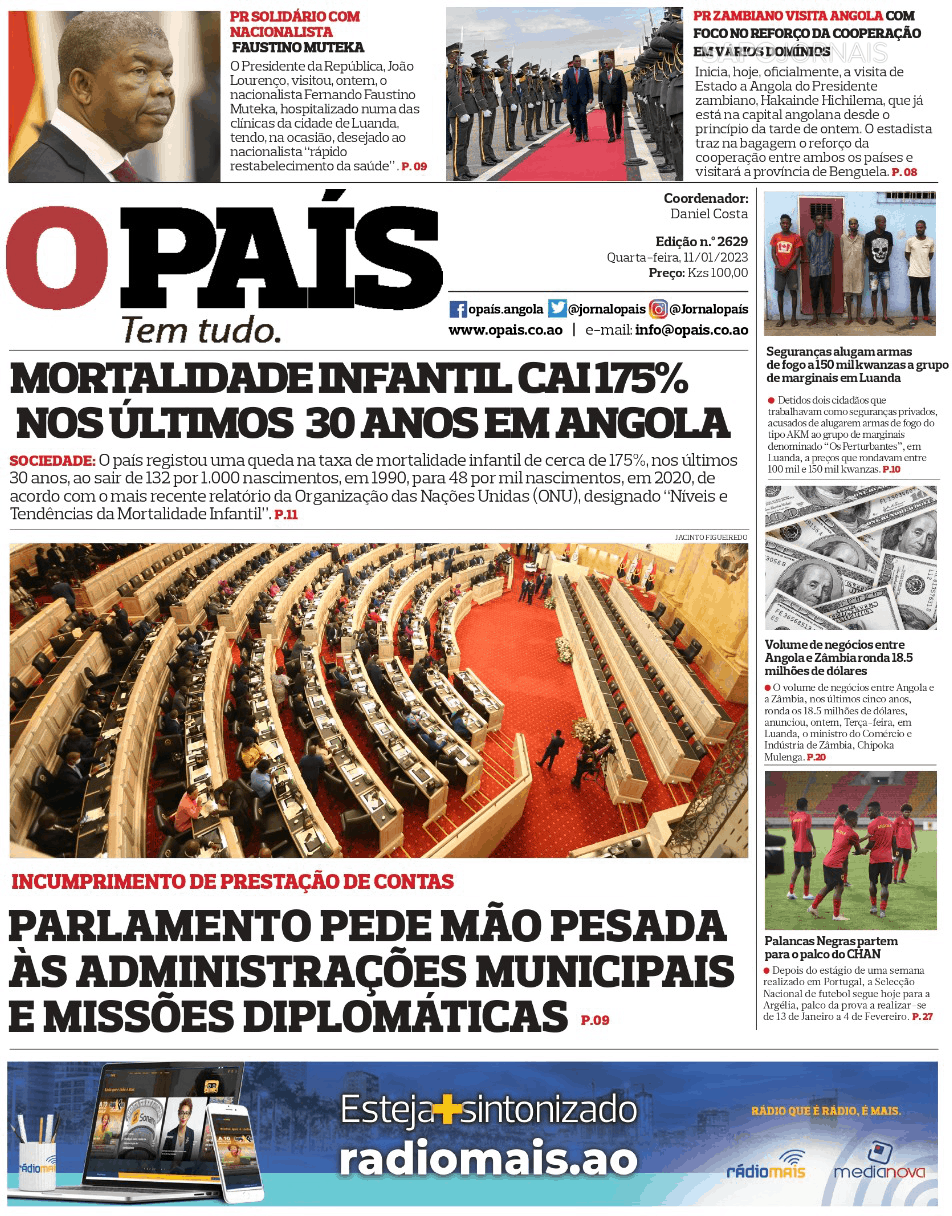 O País (11 jan 2023) - Jornais e Revistas - SAPO.pt - Última hora e ...