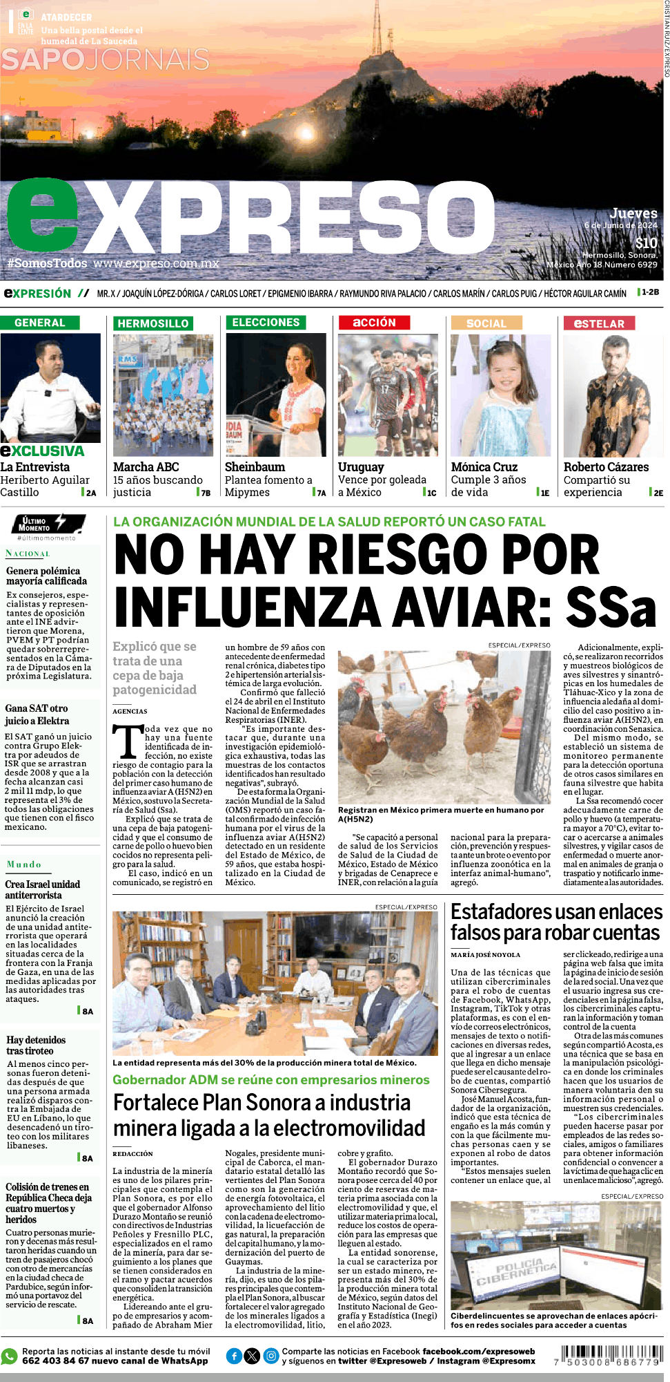 Expreso (6 jun 2024) - Jornais e Revistas - SAPO.pt - Última hora e ...