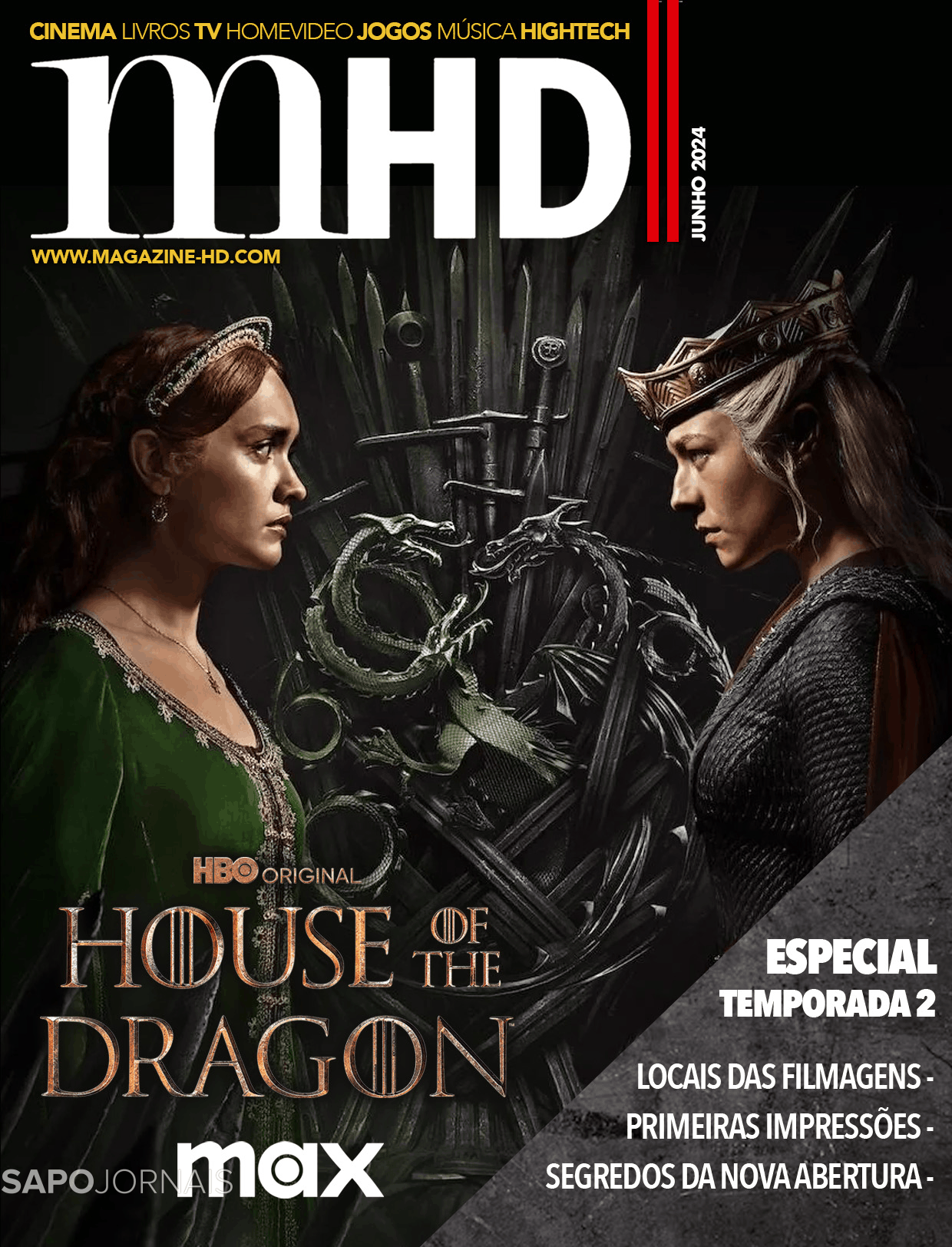 Magazine HD (25 jun 2024) - Jornais e Revistas - SAPO.pt - Última hora e notícias de hoje ...