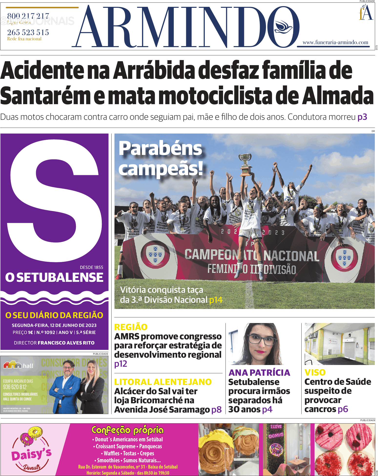 O Setubalense (12 jun 2023) - Jornais e Revistas - SAPO.pt - Última ...