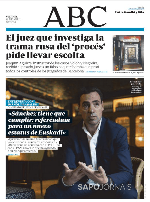 ABC (19 abr 2024) - Jornais e Revistas - SAPO.pt - Última hora e ...