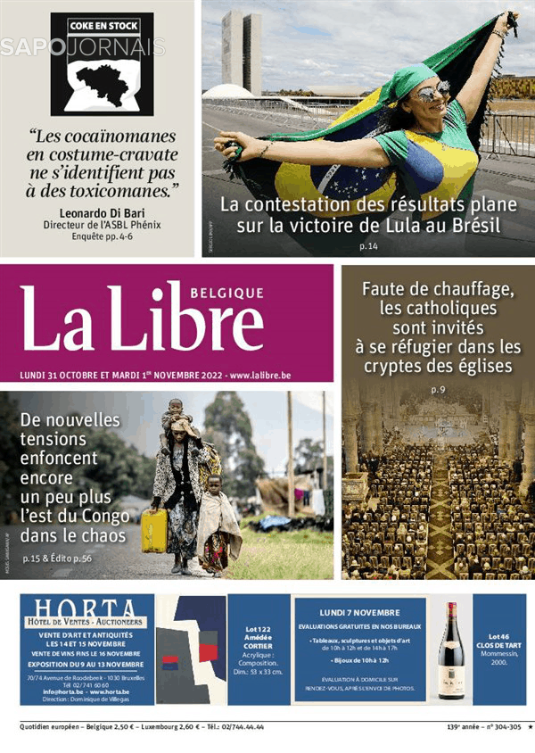 La Libre Belgique (31 out 2022) - Jornais e Revistas - SAPO.pt - Última ...