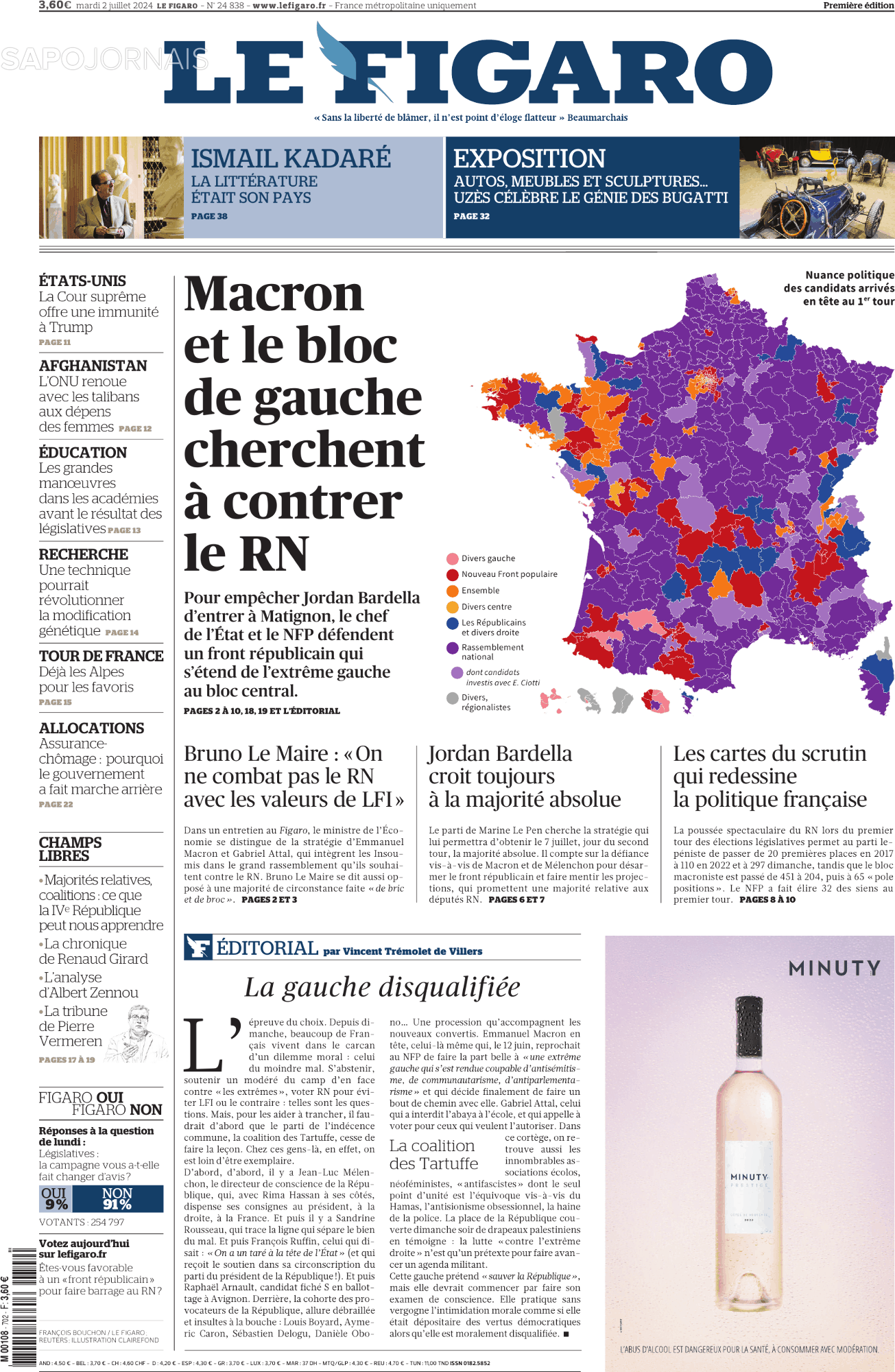 Le Figaro (2 jul 2024) - Jornais e Revistas - SAPO.pt - Última hora e ...