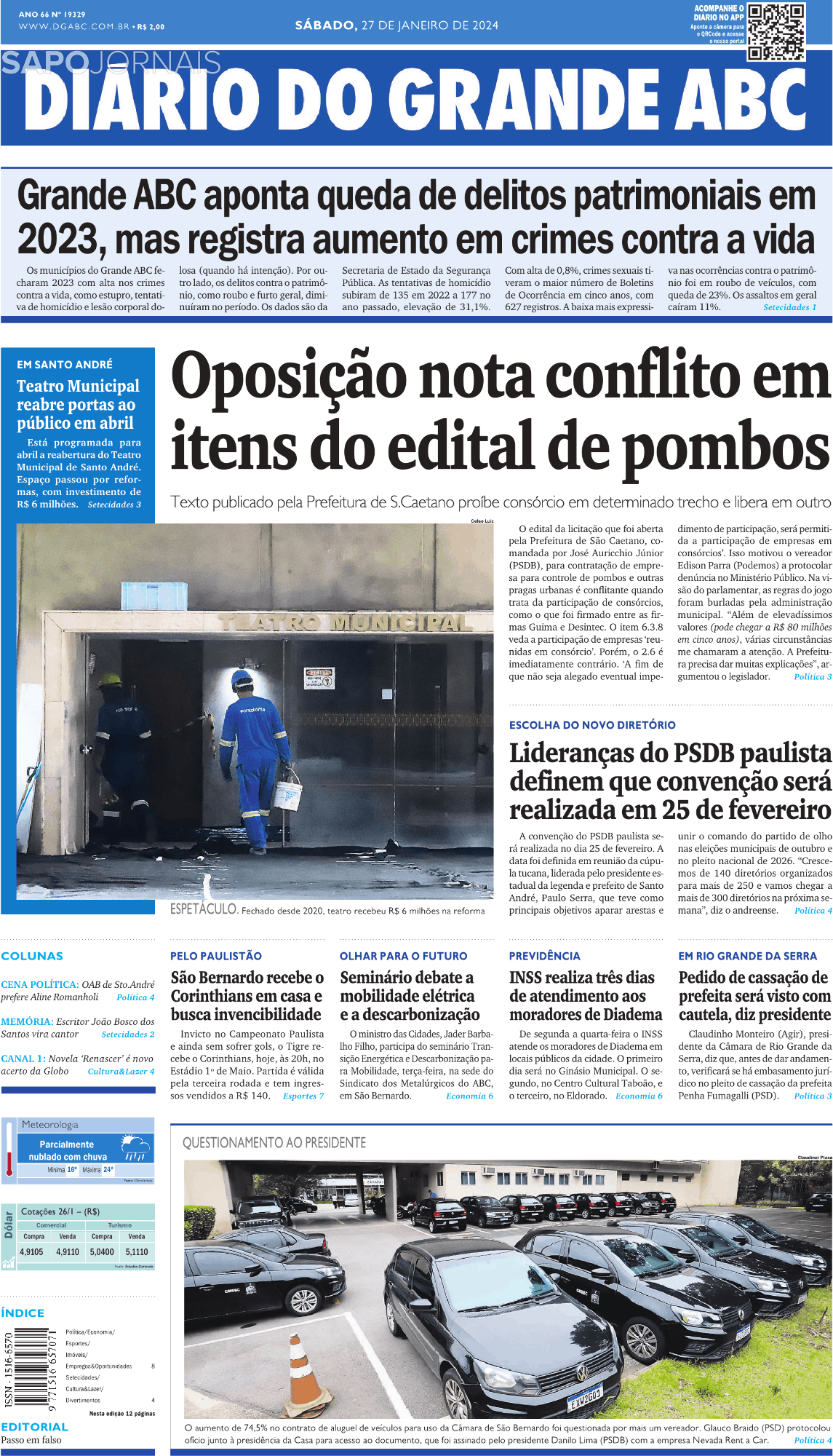 Diário do Grande ABC (27 jan 2024) - Jornais e Revistas - SAPO.pt ...