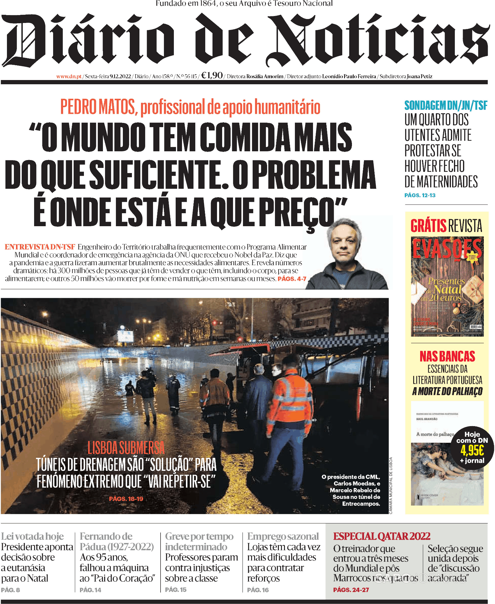 Diário de Notícias (9 dez 2022) - Jornais e Revistas - SAPO.pt - Última ...