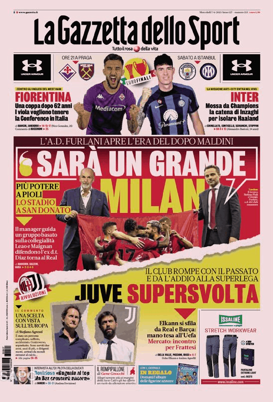 Gazzetta dello Sport (7 jun 2023) - Jornais e Revistas - SAPO.pt - Última hora e notícias de ...