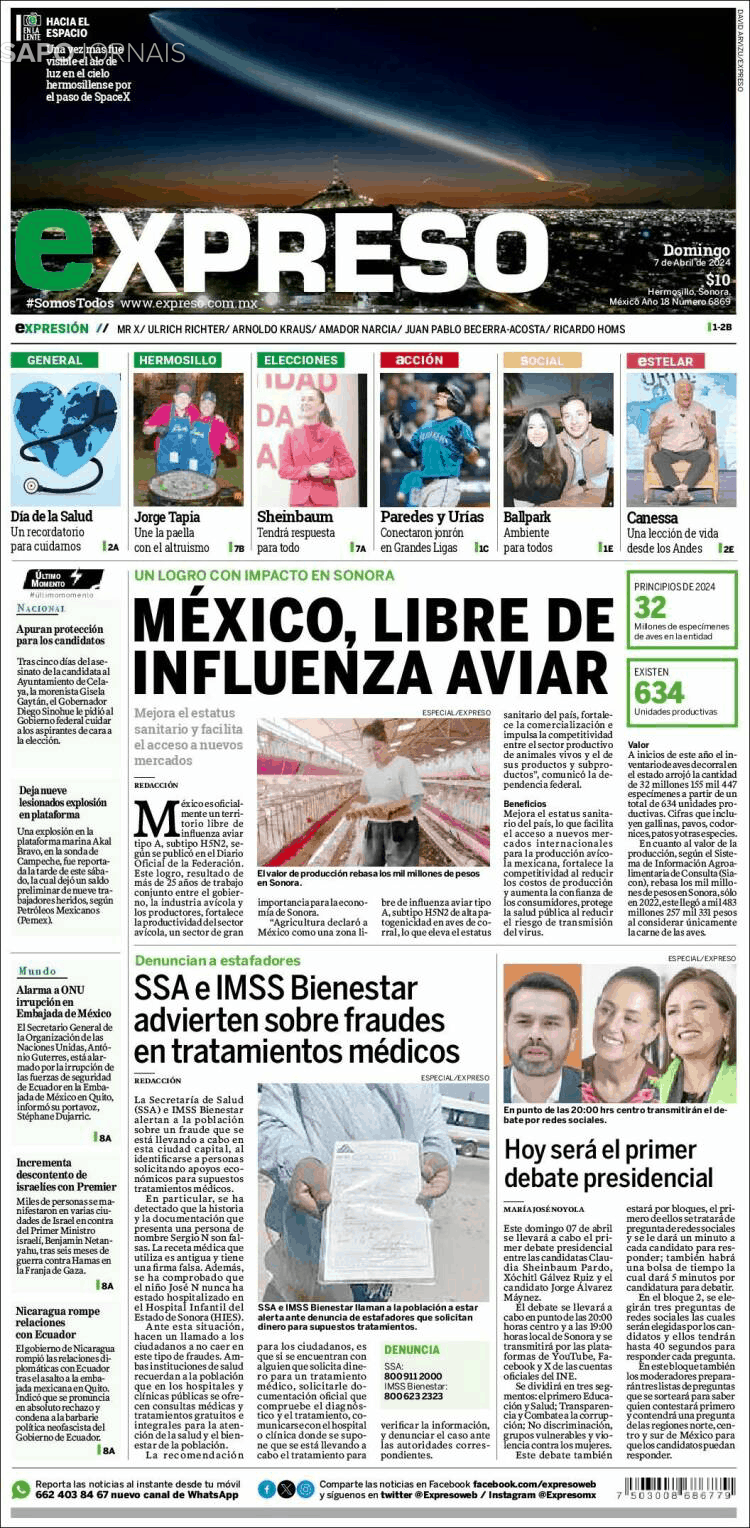 Expreso (7 abr 2024) - Jornais e Revistas - SAPO.pt - Última hora e ...