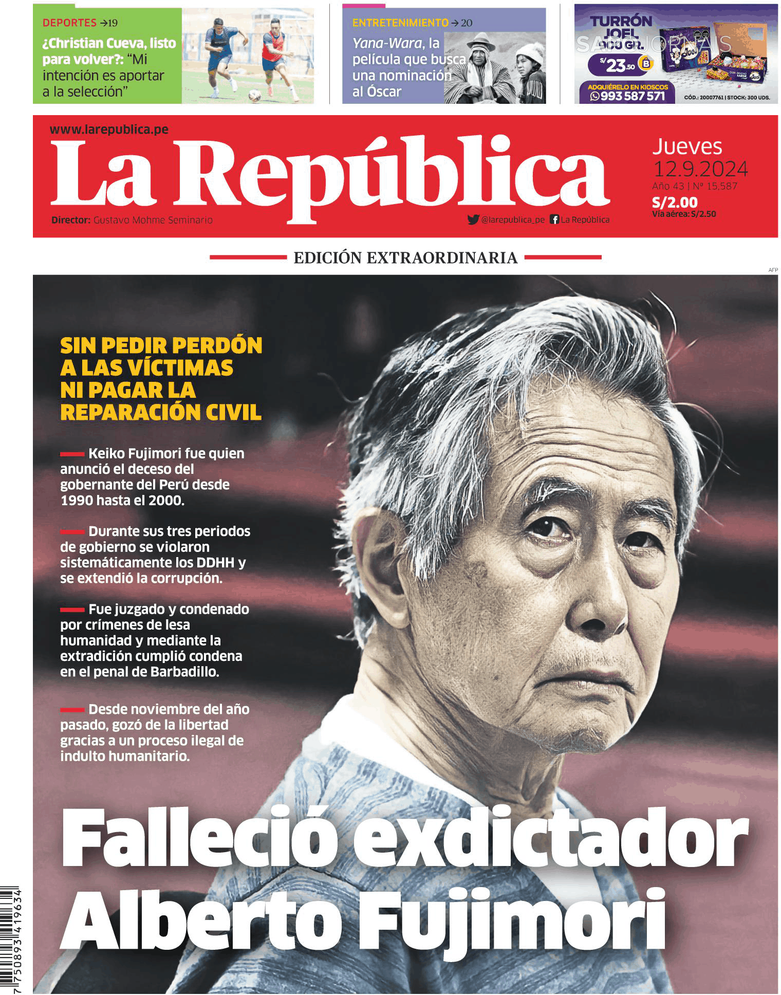 La República (12 set 2024) - Jornais e Revistas - SAPO.pt - Última hora ...