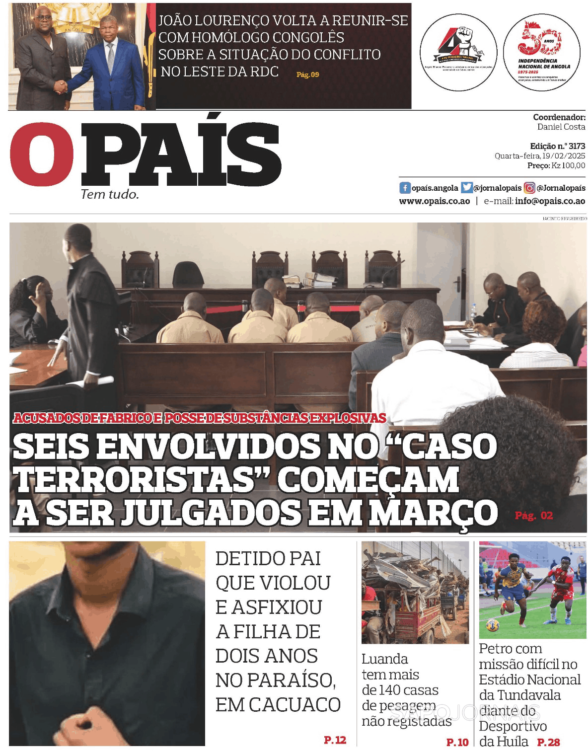 O País (19 fev 2025) - Jornais e Revistas - SAPO.pt - Última hora e ...