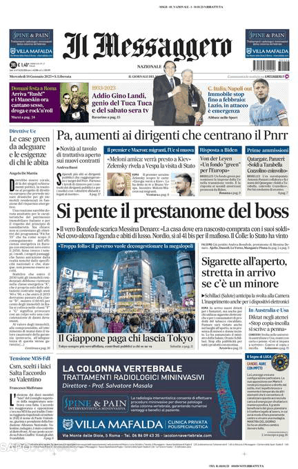 Il Messaggero (18 jan 2023) - Jornais e Revistas - SAPO.pt - Última ...