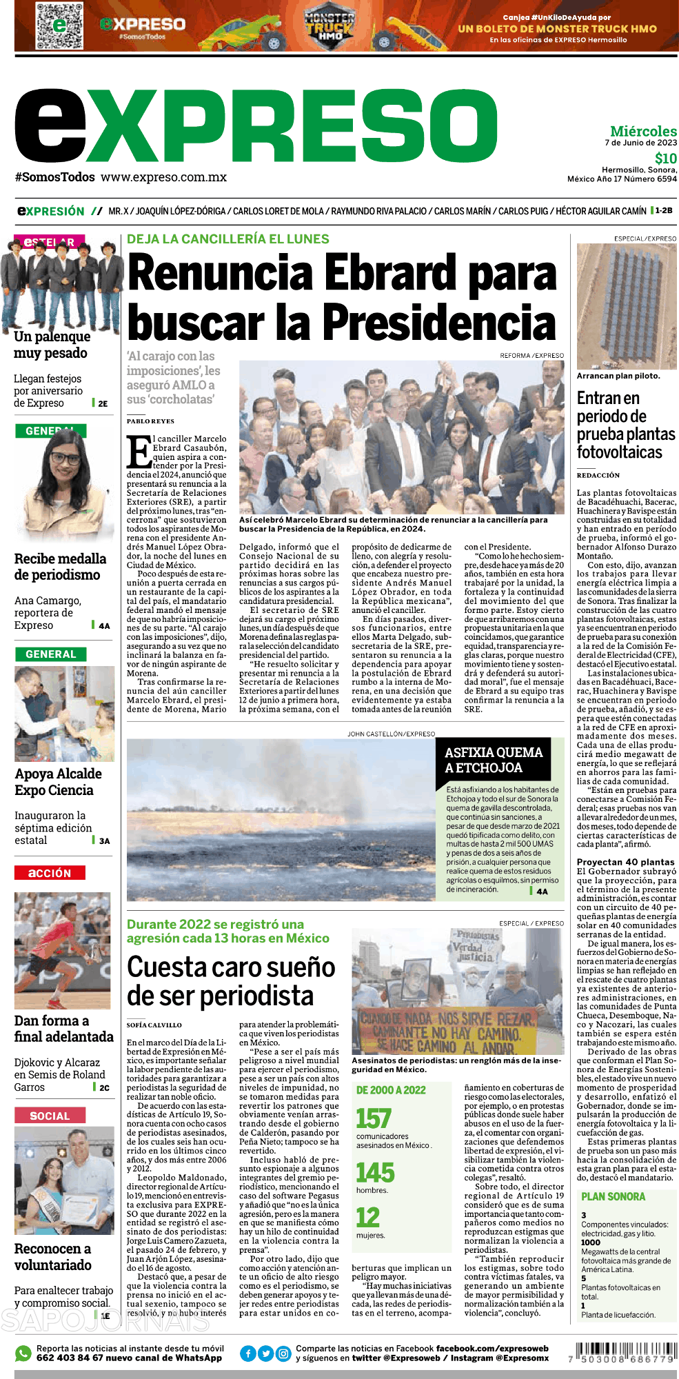 Expreso (7 jun 2023) - Jornais e Revistas - SAPO.pt - Última hora e ...
