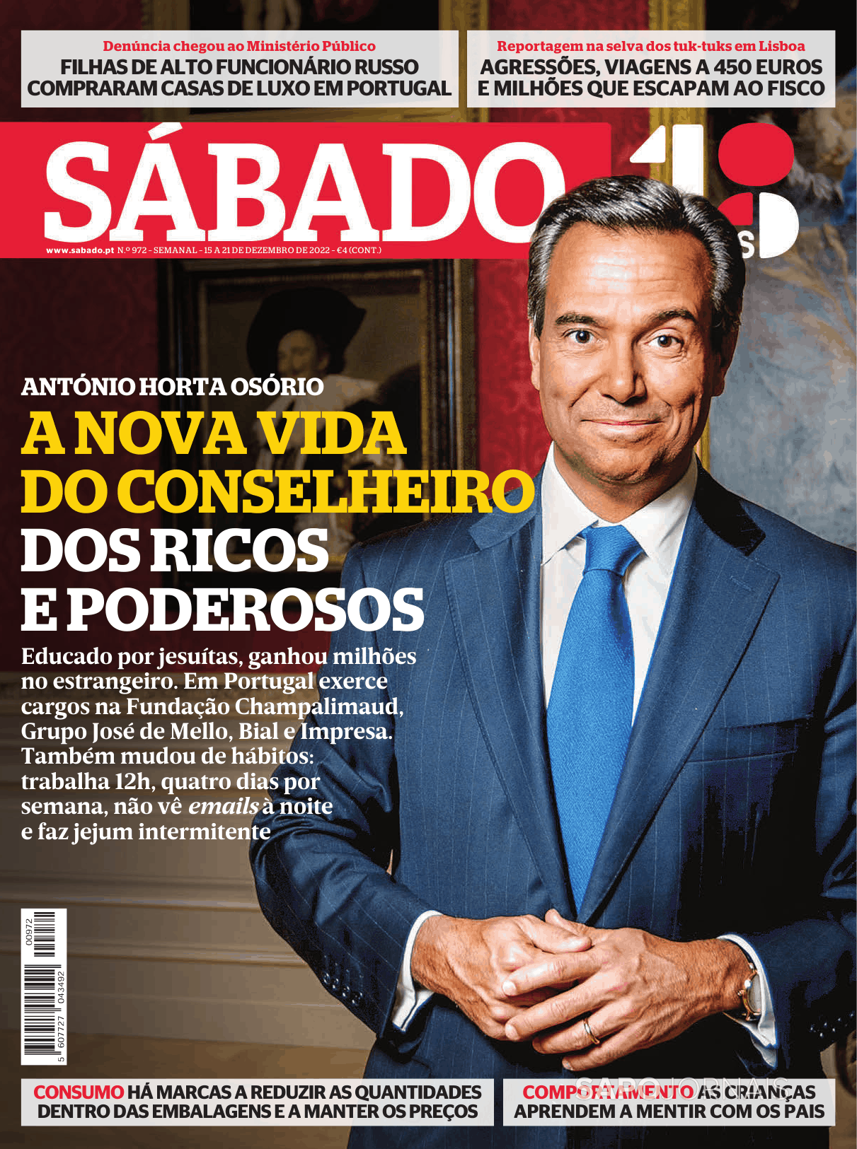 Sábado (15 dez 2022) - Jornais e Revistas - SAPO.pt - Última hora e ...