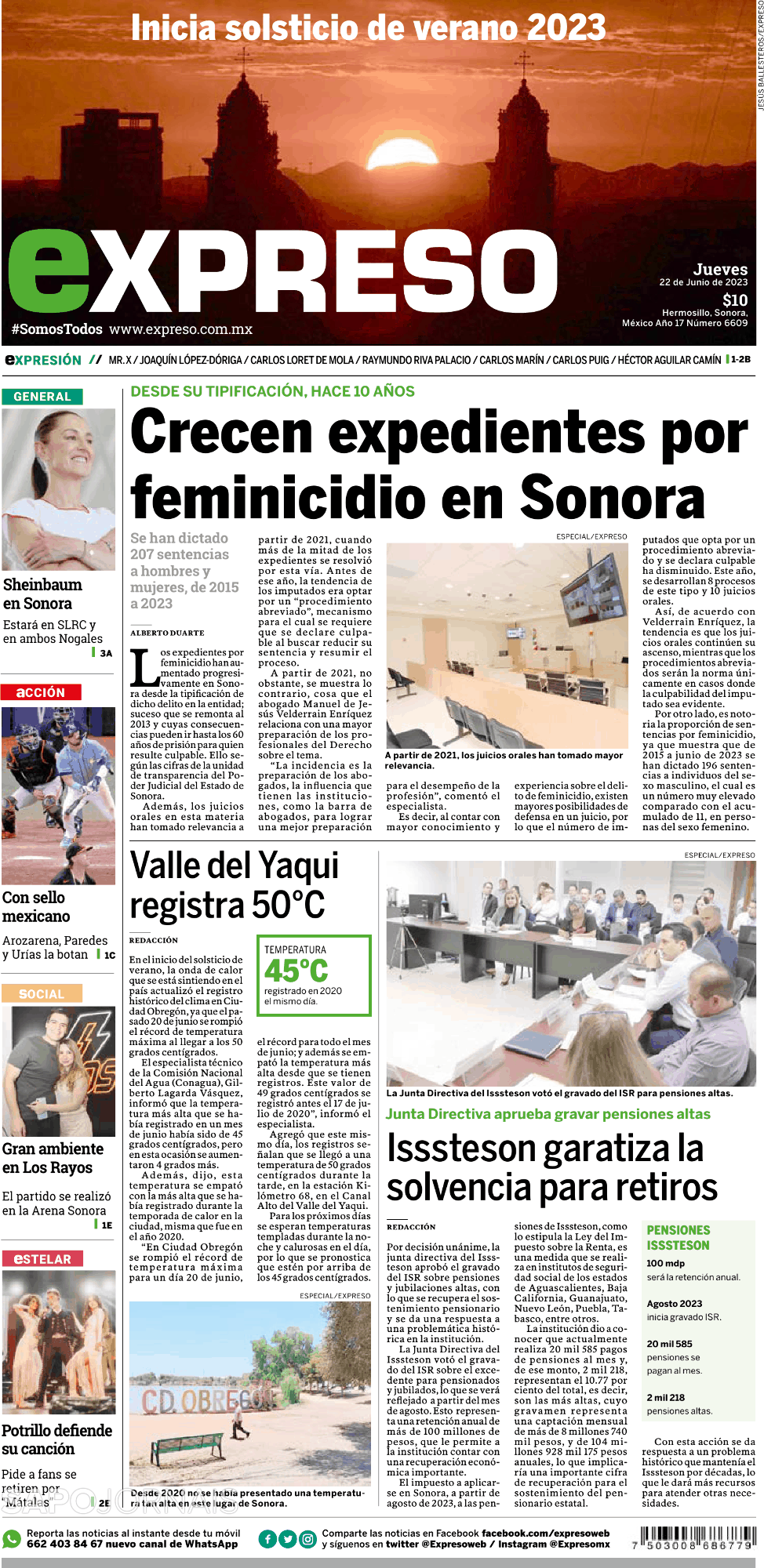 Expreso (22 jun 2023) - Jornais e Revistas - SAPO.pt - Última hora e ...