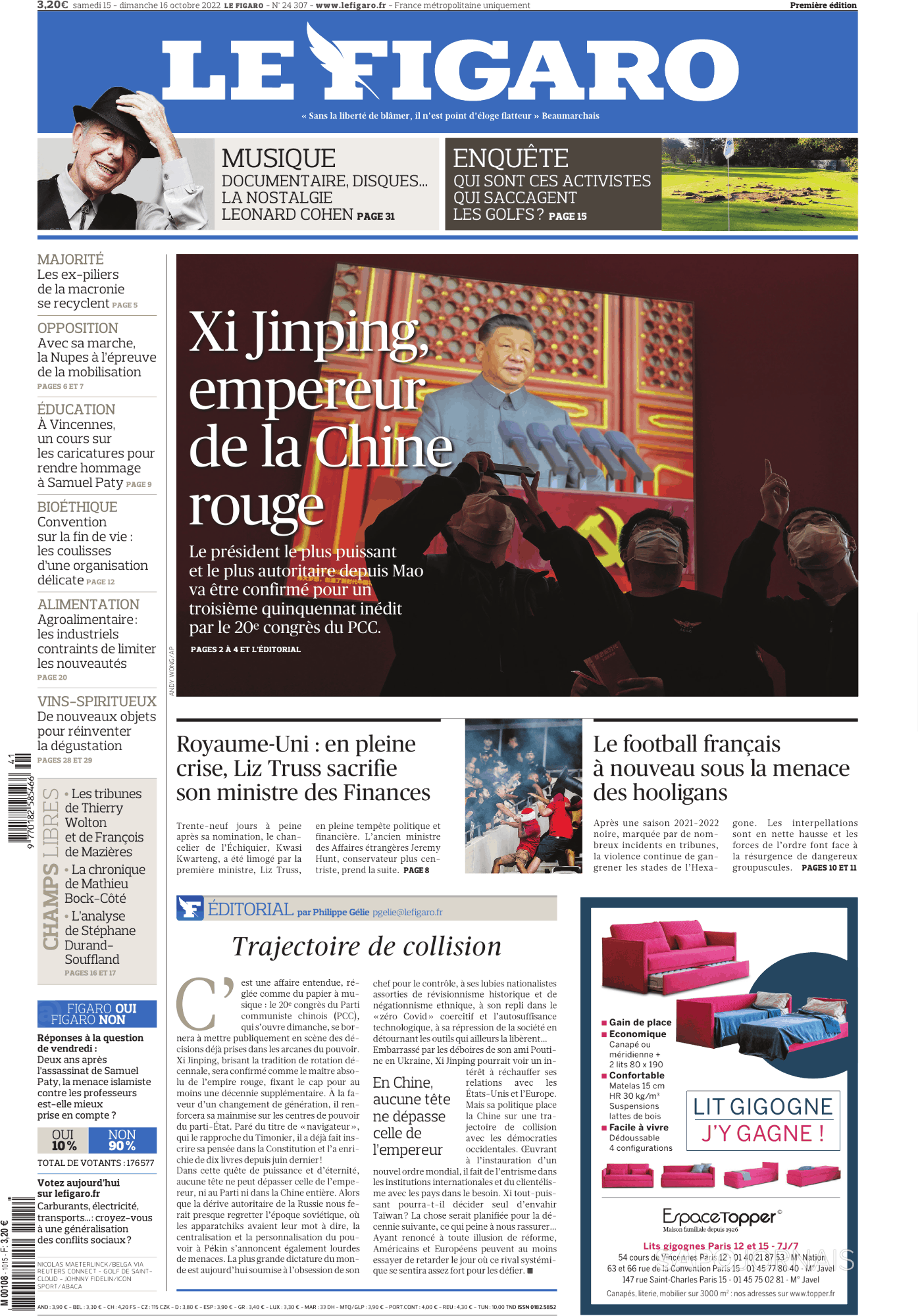 Le Figaro (15 out 2022) - Jornais e Revistas - SAPO.pt - Última hora e ...