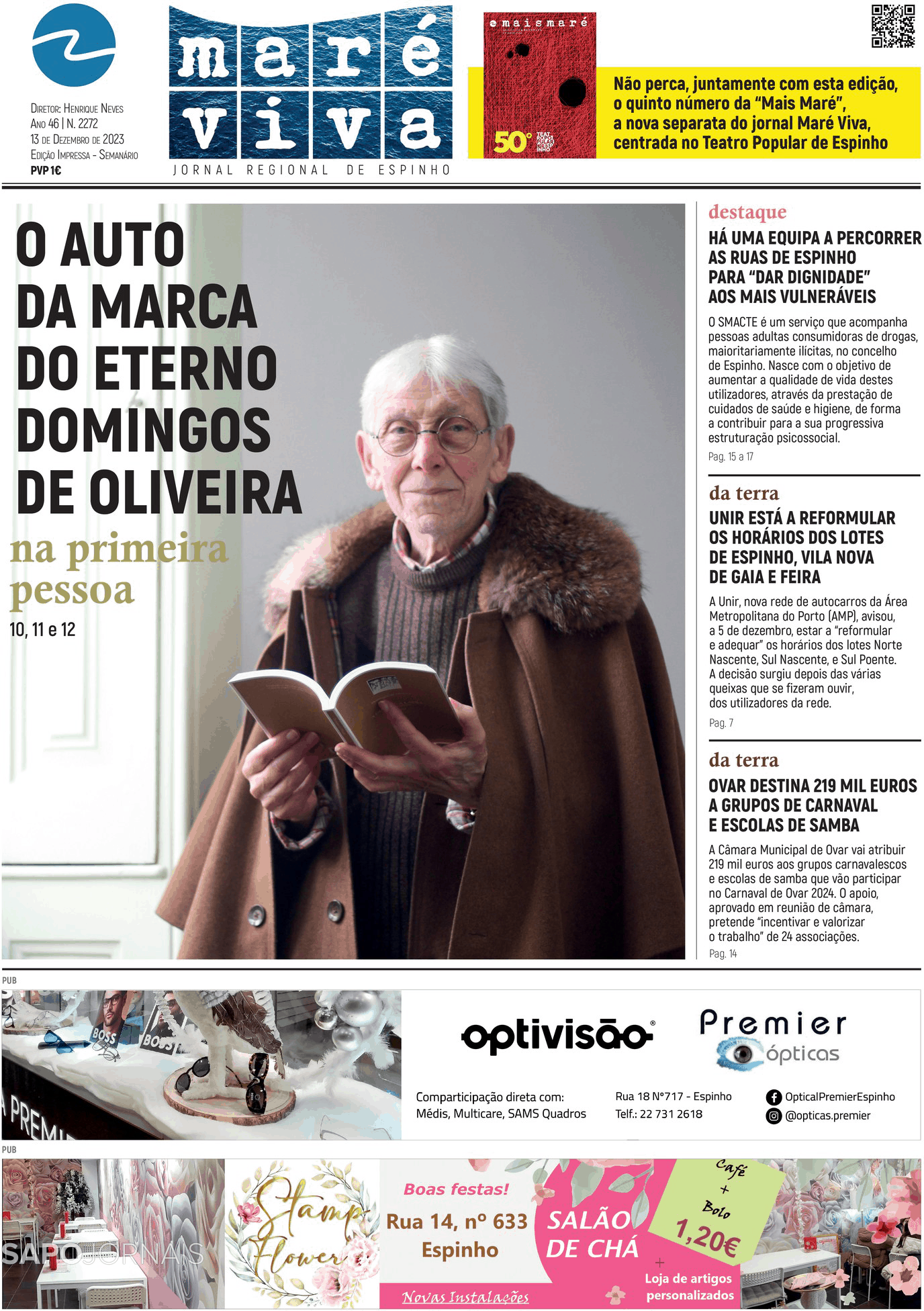Maré Viva 13 Dez 2023 Jornais E Revistas Sapo Pt Última Hora E