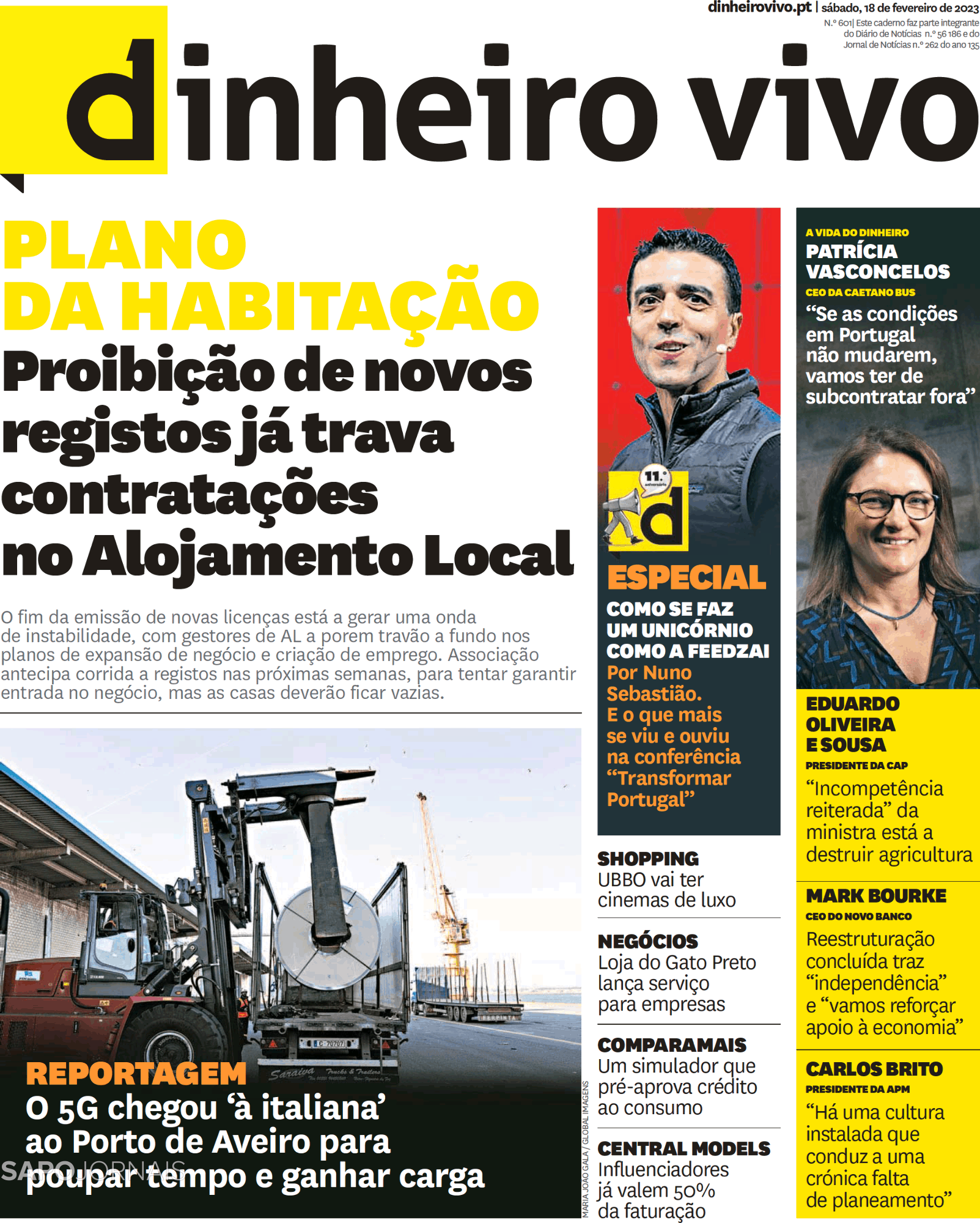 Dinheiro Vivo DN/JN (18 fev 2023) - Jornais e Revistas - SAPO.pt ...