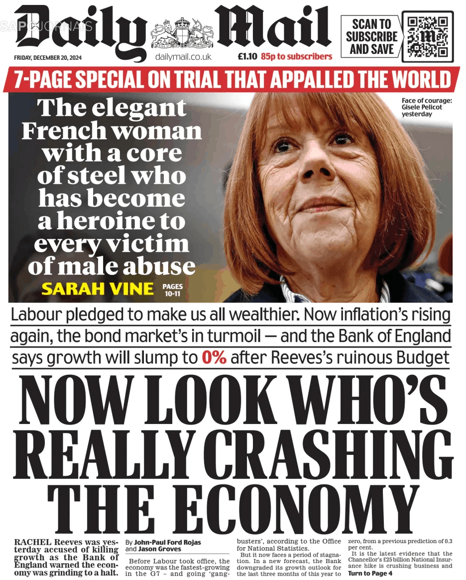 Daily Mail (20 dez 2024) - Jornais e Revistas - SAPO.pt - Última hora e ...