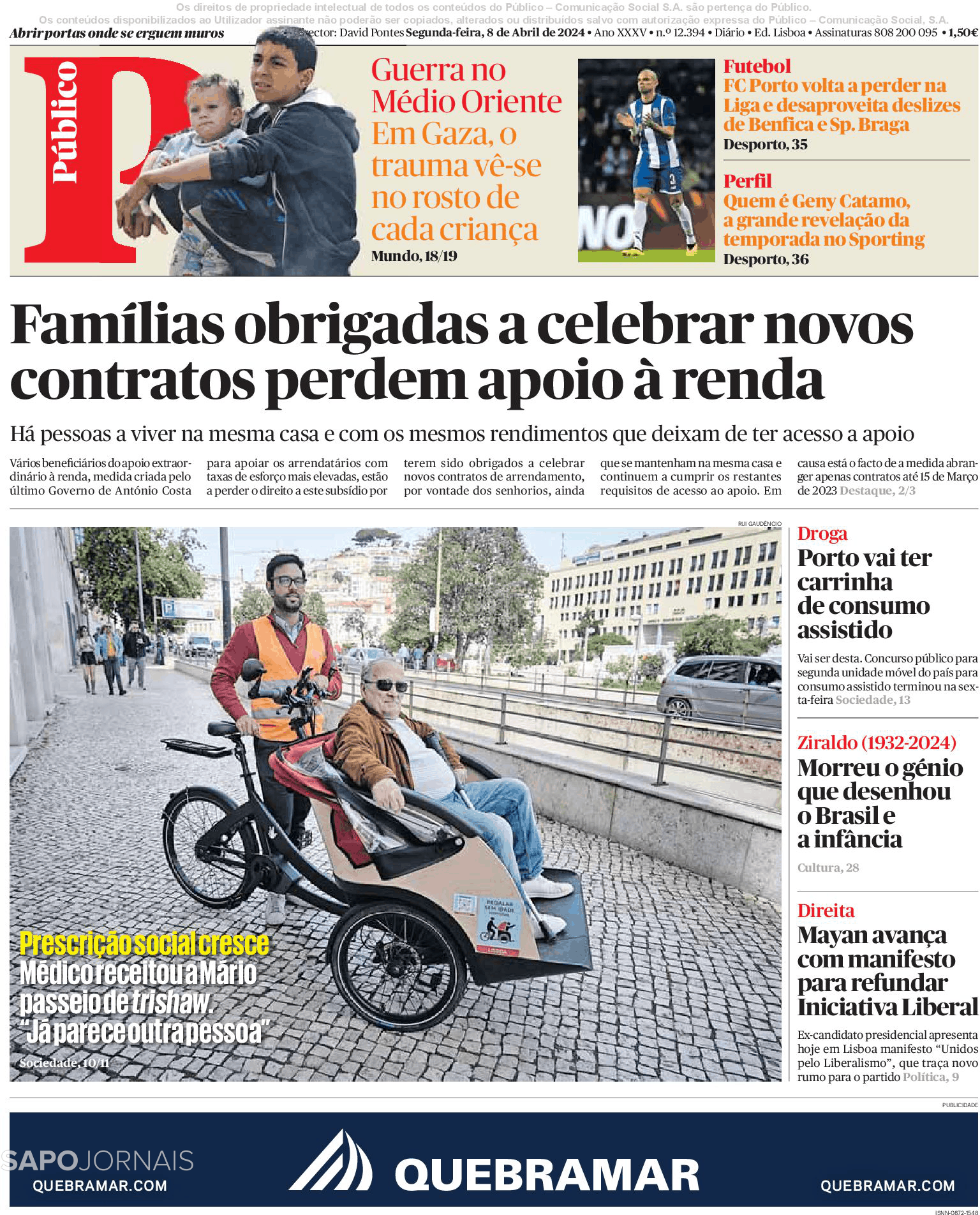 Capas Jornais Hoje