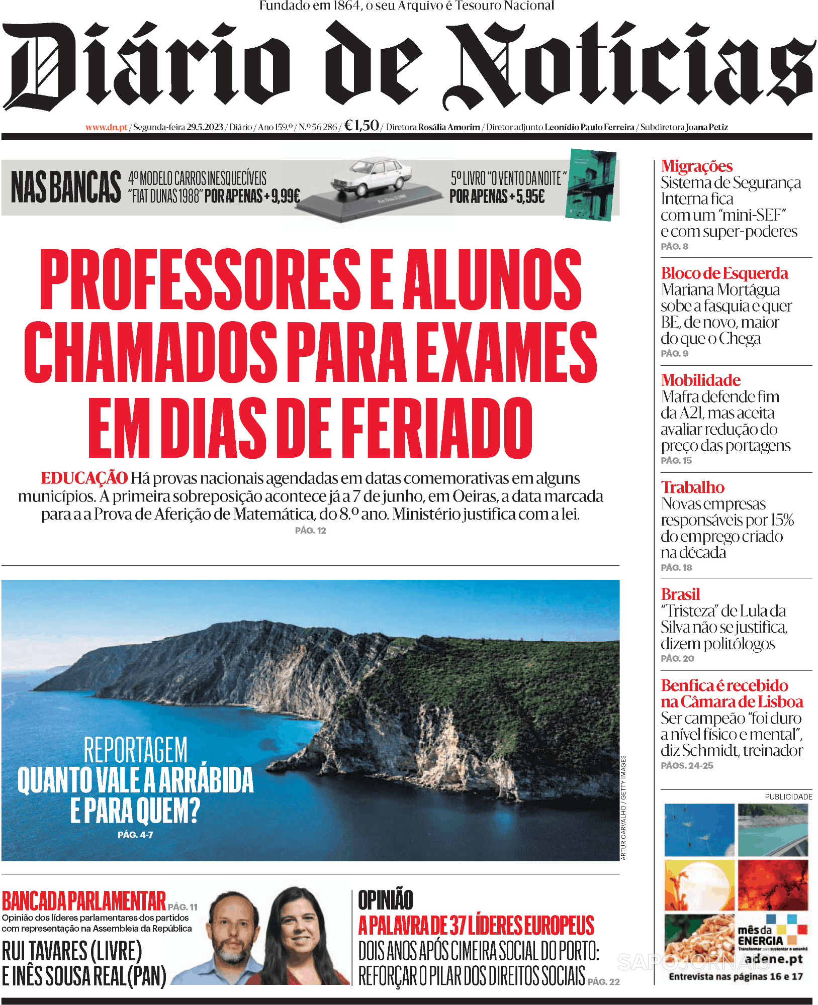 Diário de Notícias (29 mai 2023) - Jornais e Revistas - SAPO.pt ...