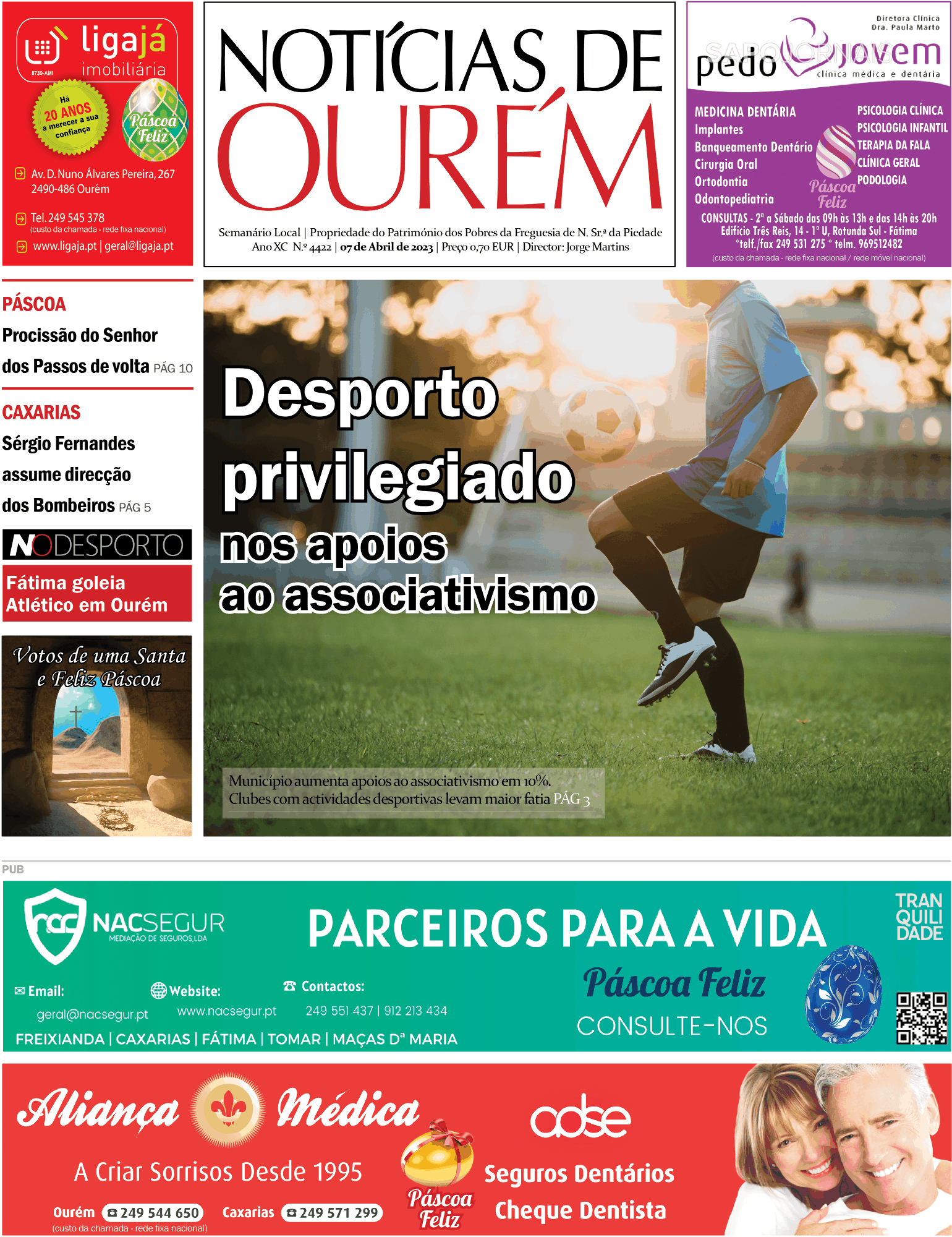 Notícias de Ourém (7 abr 2023) - Jornais e Revistas - SAPO.pt - Última ...
