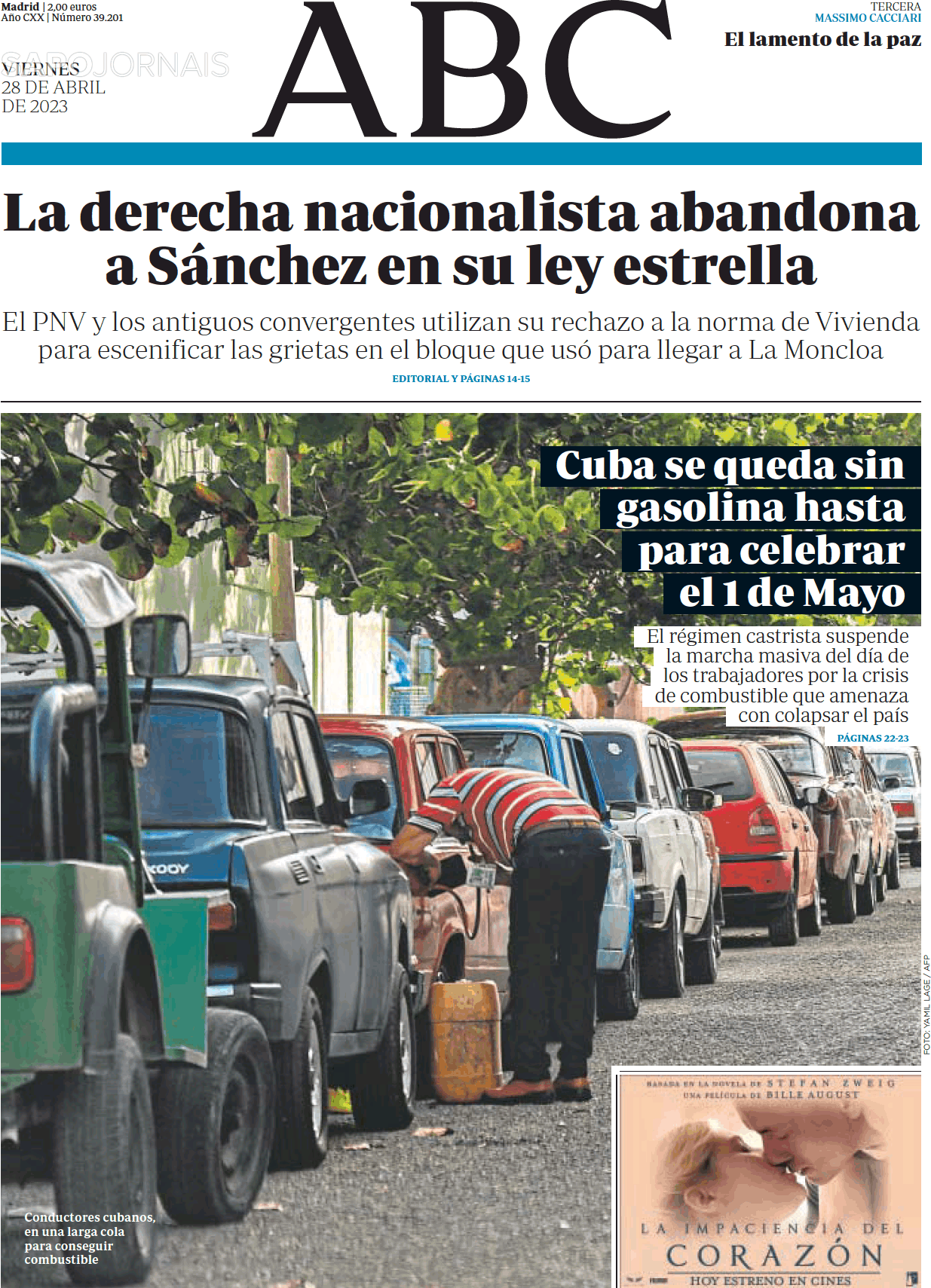 ABC (28 abr 2023) - Jornais e Revistas - SAPO.pt - Última hora e ...