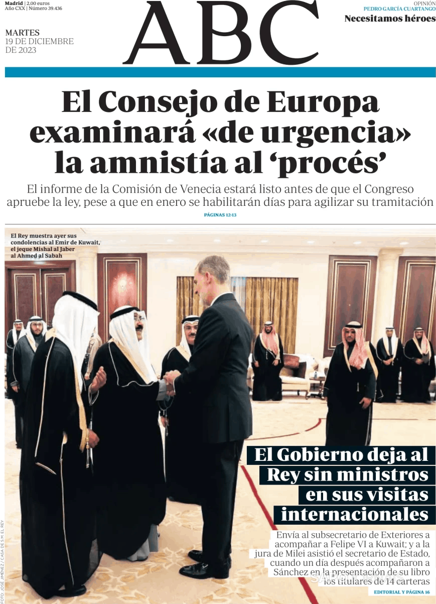 ABC (19 dez 2023) - Jornais e Revistas - SAPO.pt - Última hora e ...