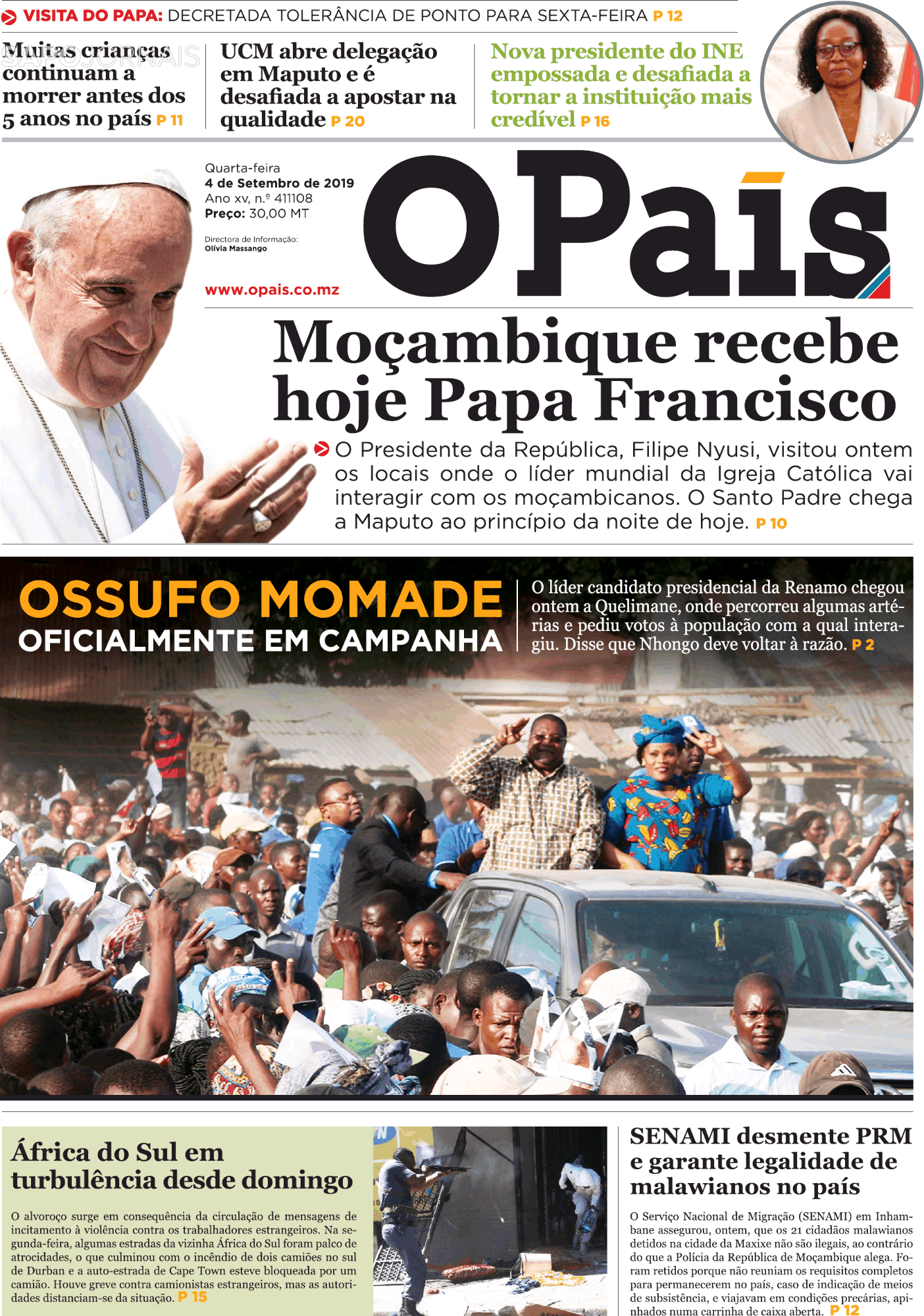 O País (4 set 2019) - Jornais e Revistas - SAPO.pt - Última hora e ...