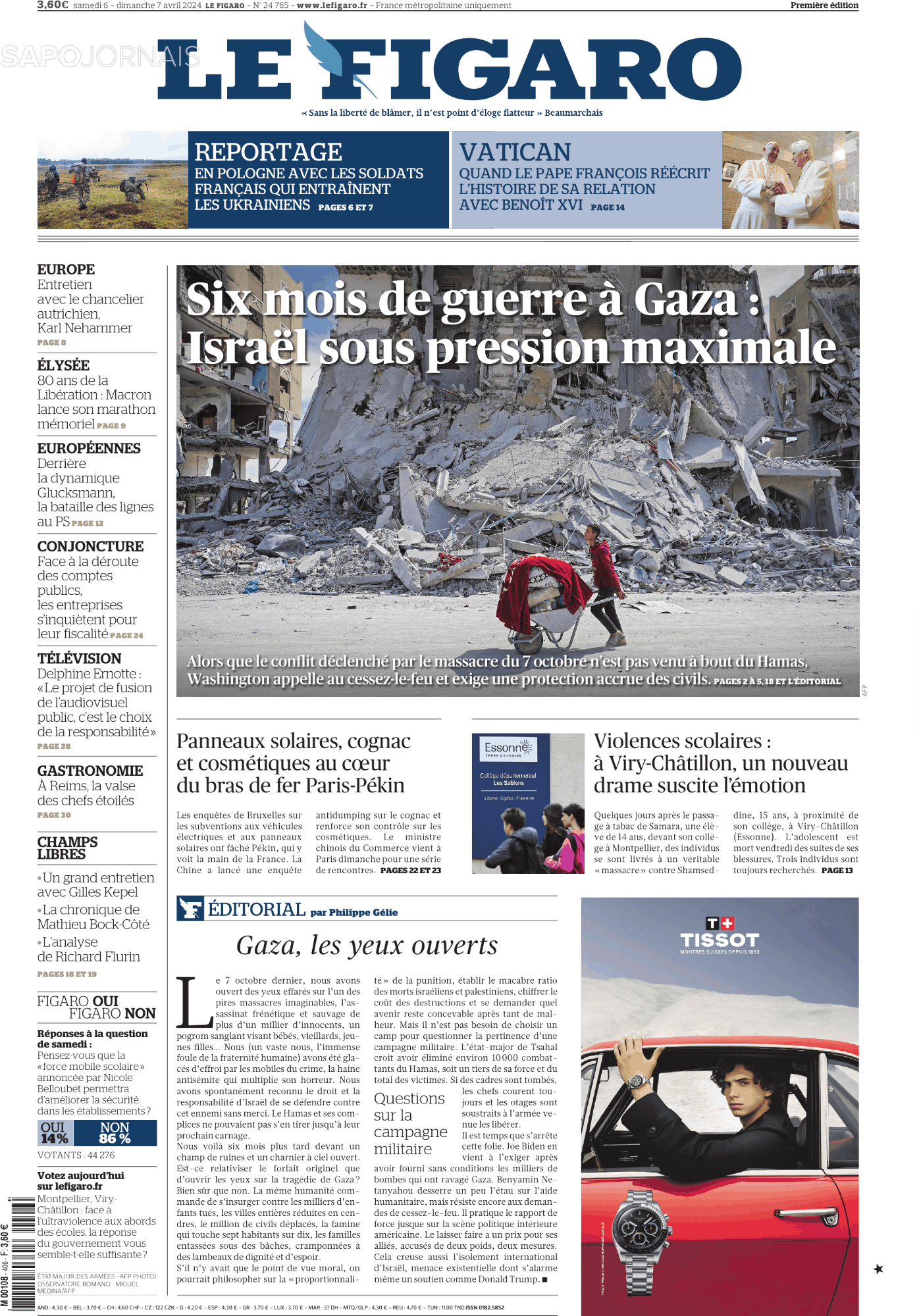 Le Figaro (6 abr 2024) - Jornais e Revistas - SAPO.pt - Última hora e ...