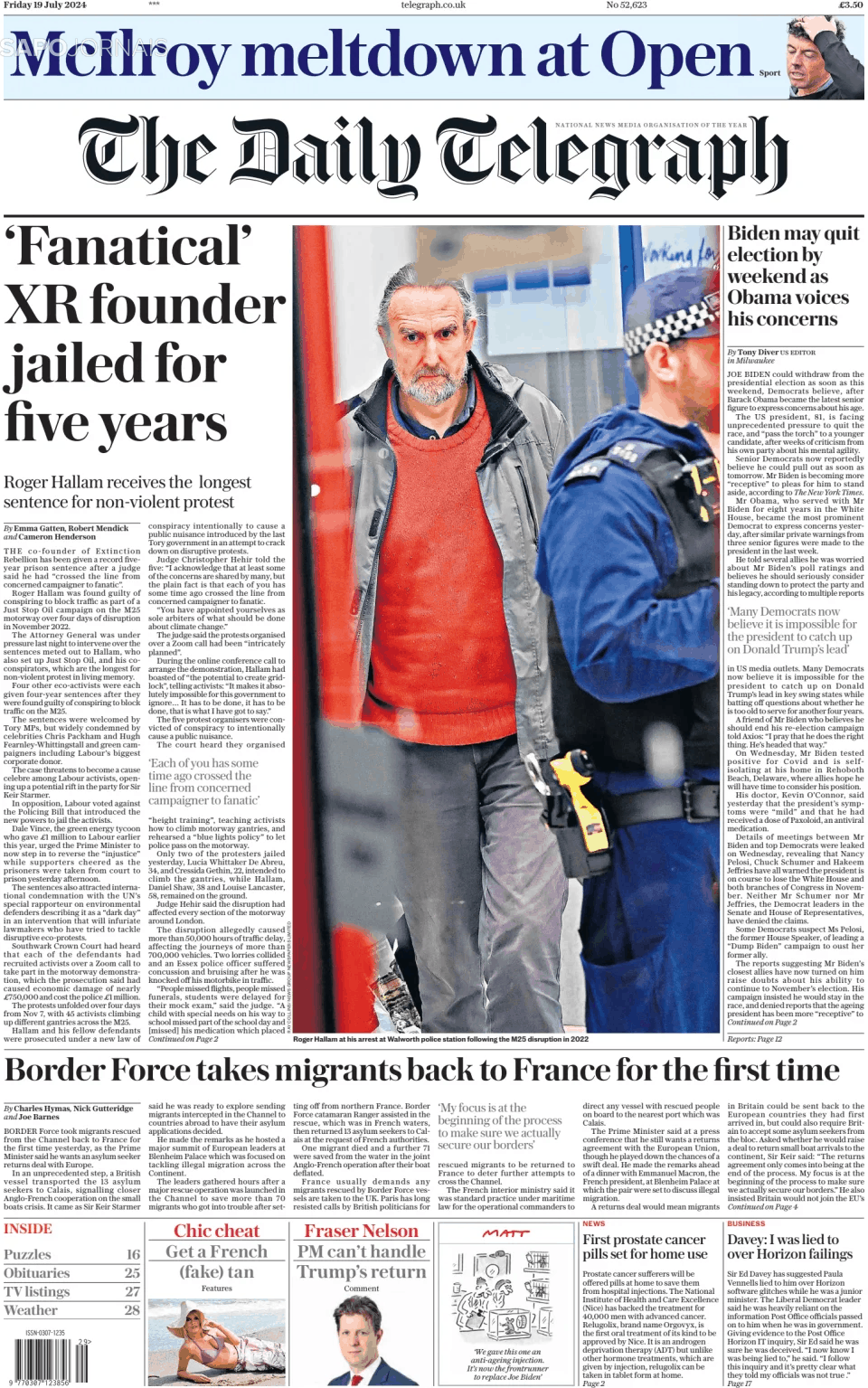 The Daily Telegraph (19 jul 2024) - Jornais e Revistas - SAPO.pt ...