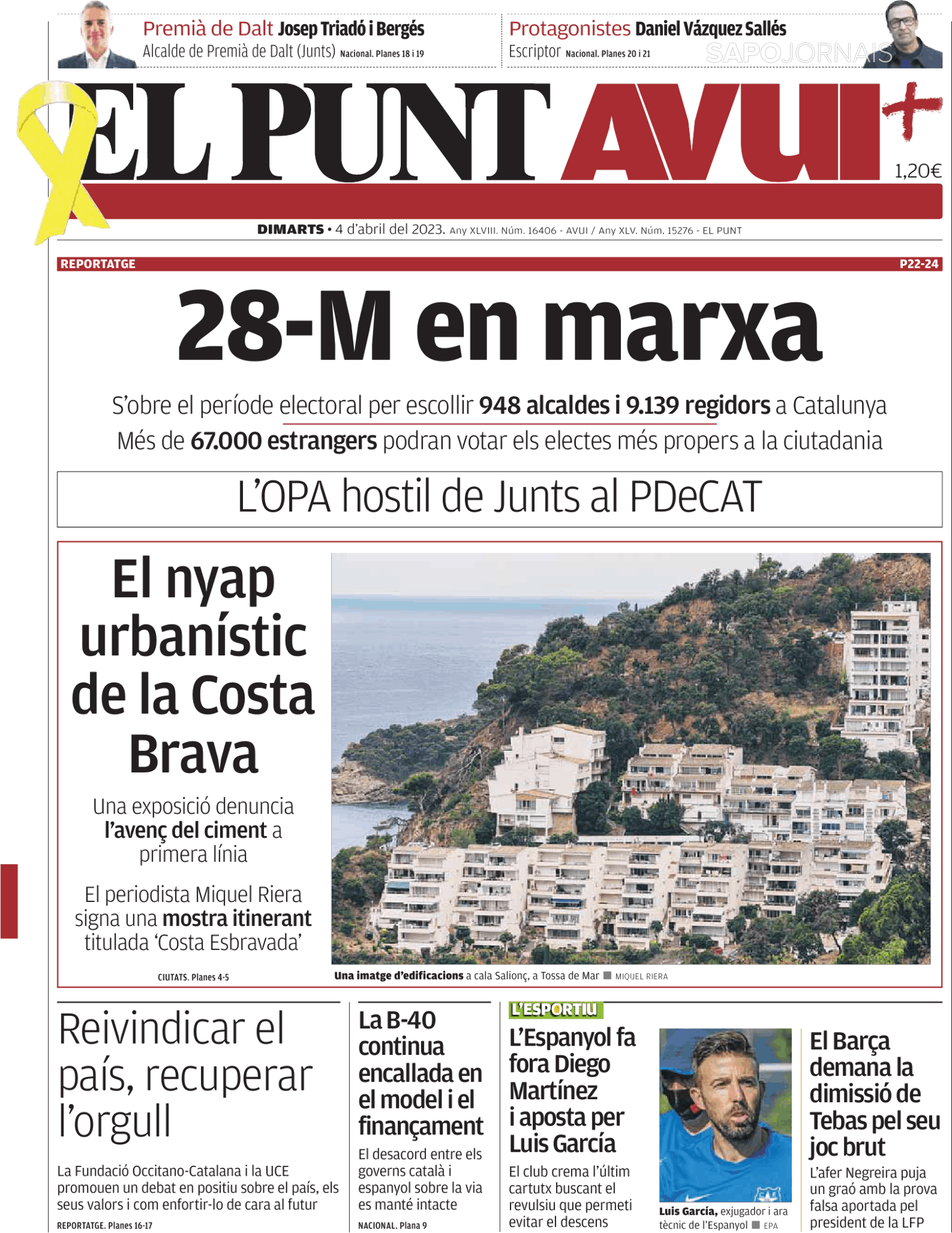 El Punt Avui | Edició Catalunya (4 abr 2023) - Jornais e Revistas ...