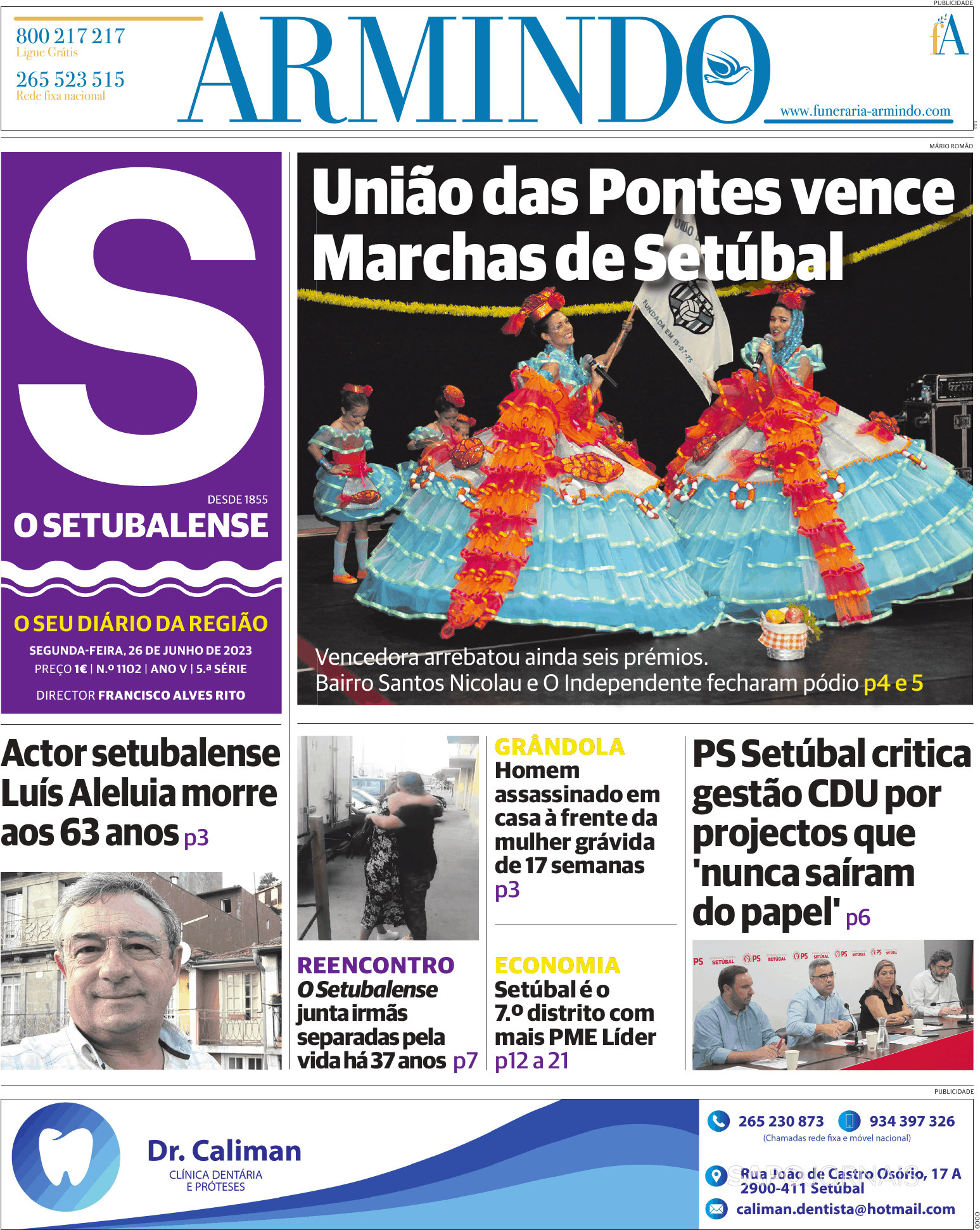 O Setubalense (26 jun 2023) - Jornais e Revistas - SAPO.pt - Última ...