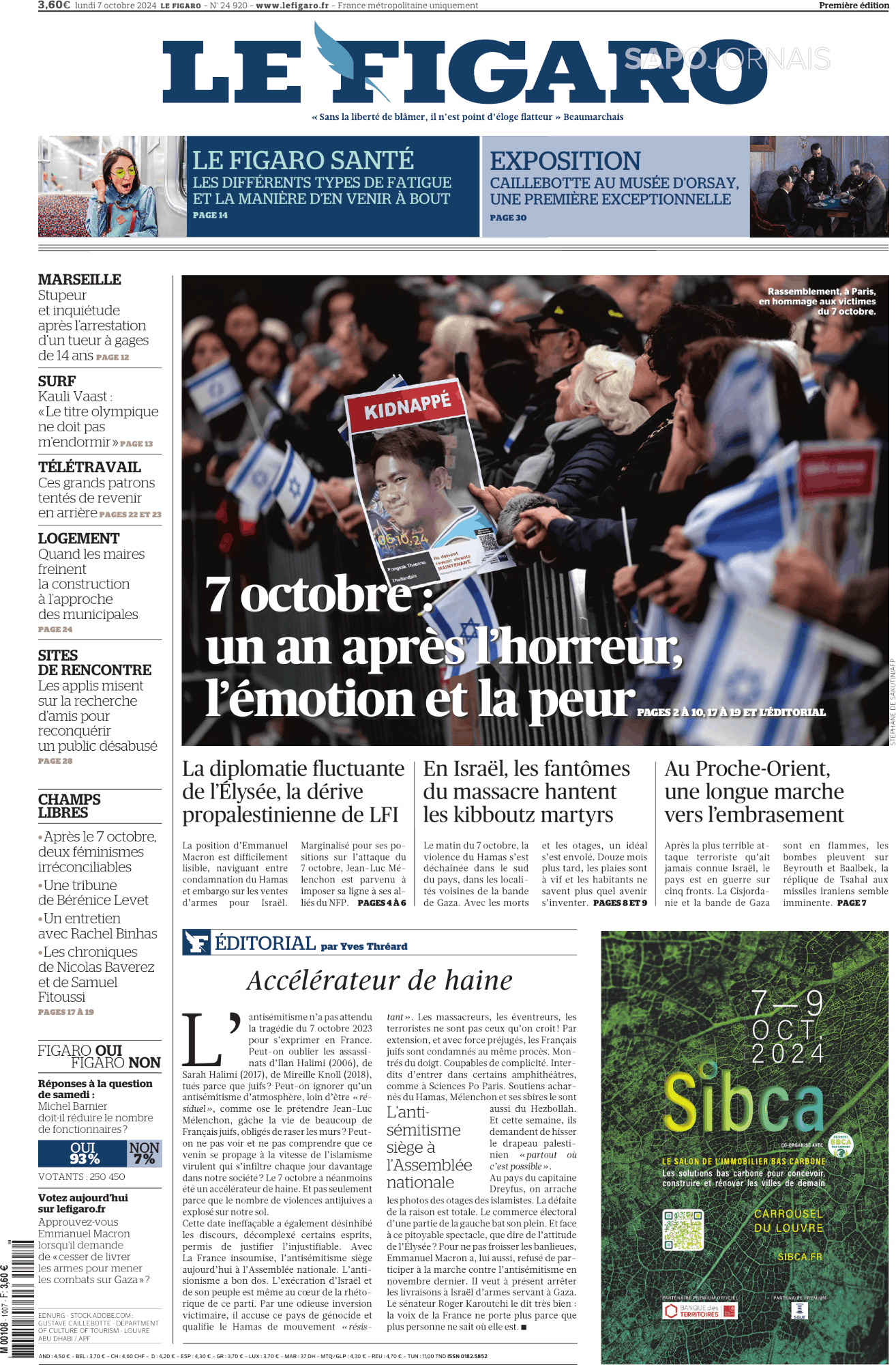 Le Figaro (7 out 2024) - Jornais e Revistas - SAPO.pt - Última hora e ...
