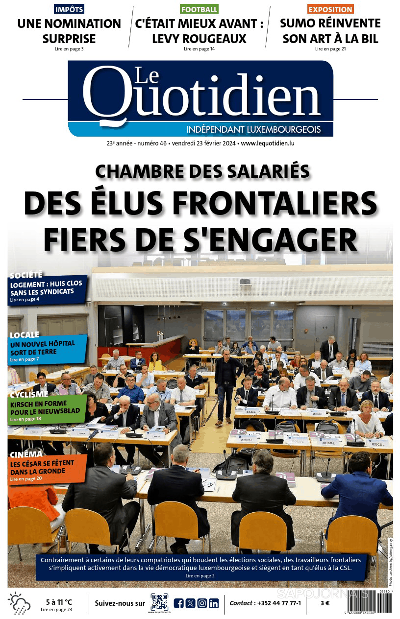 Le Quotidien (23 fev 2024) - Jornais e Revistas - SAPO.pt - Última hora ...