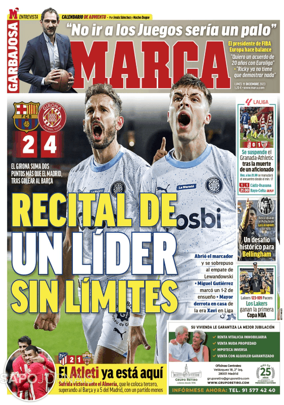 Marca (11 dez 2023) - Jornais e Revistas - SAPO.pt - Última hora e ...