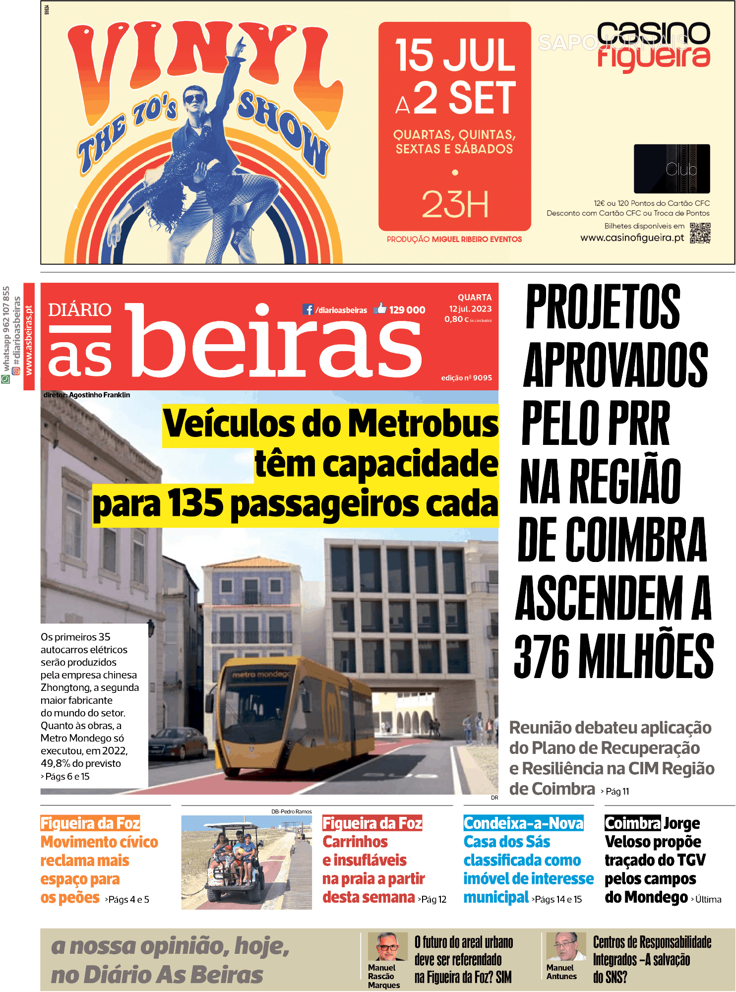 Diário as Beiras (12 jul 2023) - Jornais e Revistas - SAPO.pt - Última ...