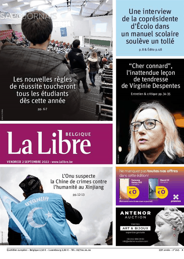 La Libre Belgique (2 set 2022) - Jornais e Revistas - SAPO.pt - Última ...