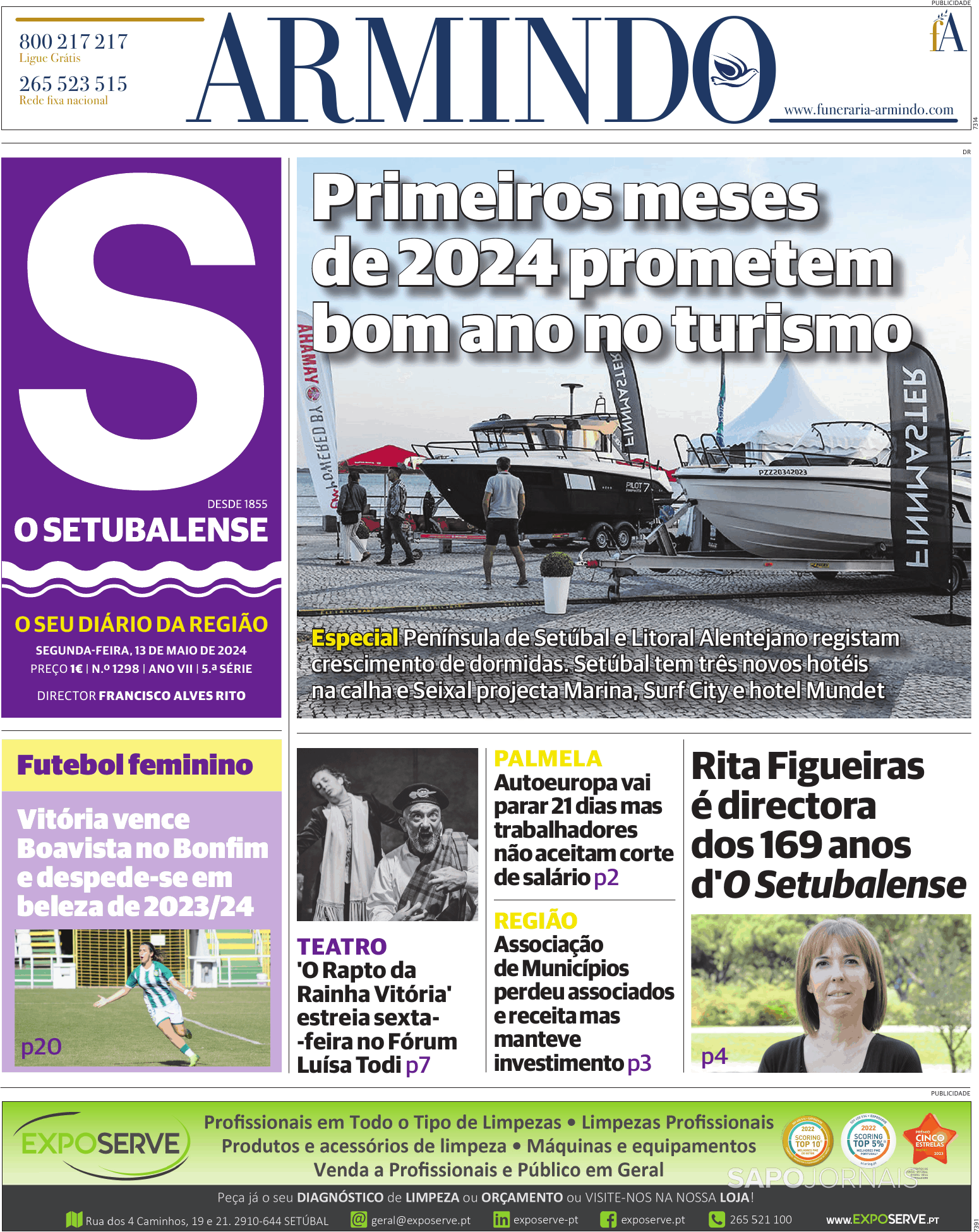 O Setubalense (13 mai 2024) - Jornais e Revistas - SAPO.pt - Última ...