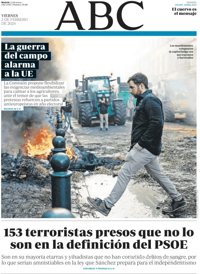 ABC (2 fev 2024) - Jornais e Revistas - SAPO.pt - Última hora e ...