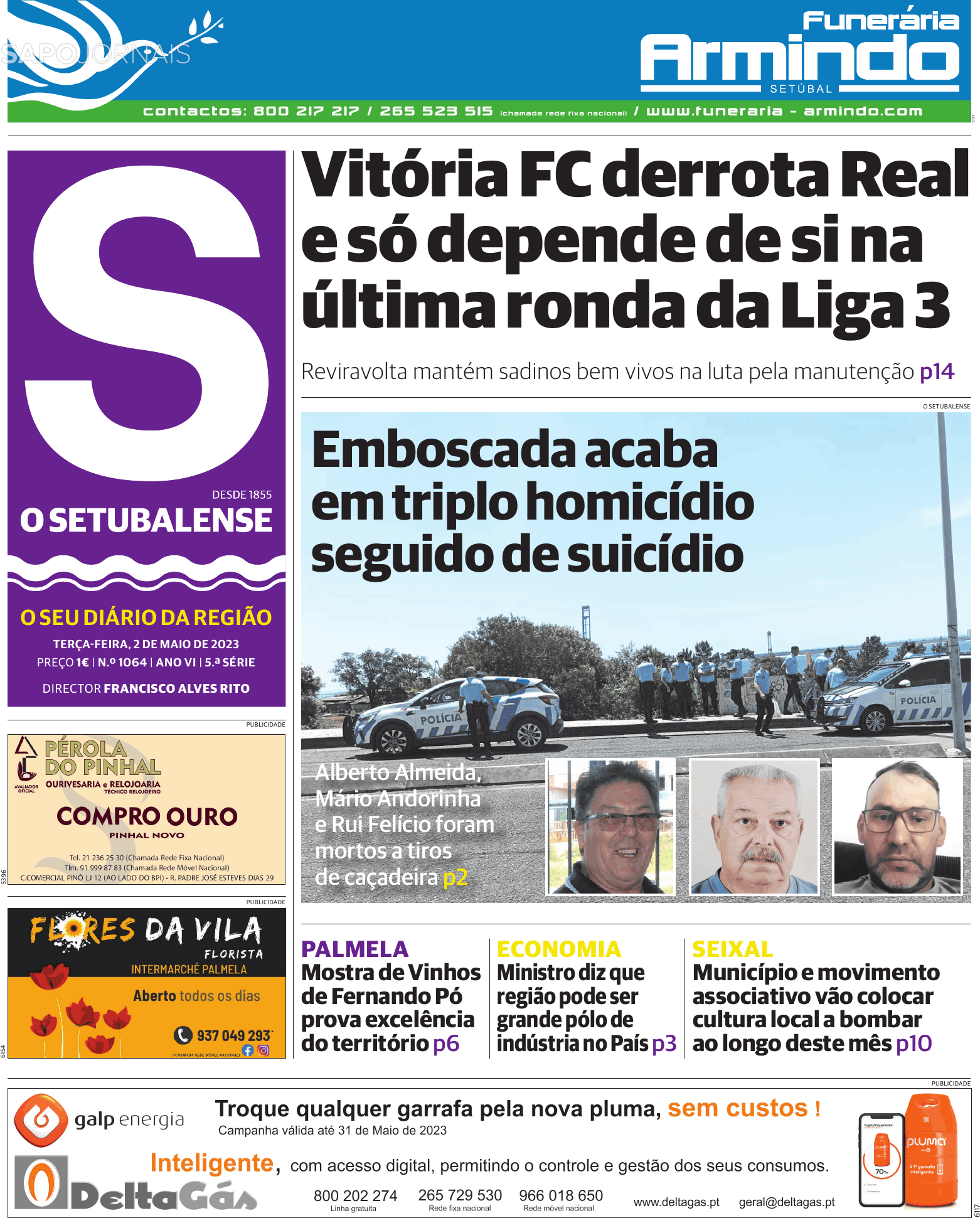 O Setubalense (2 mai 2023) - Jornais e Revistas - SAPO.pt - Última hora ...