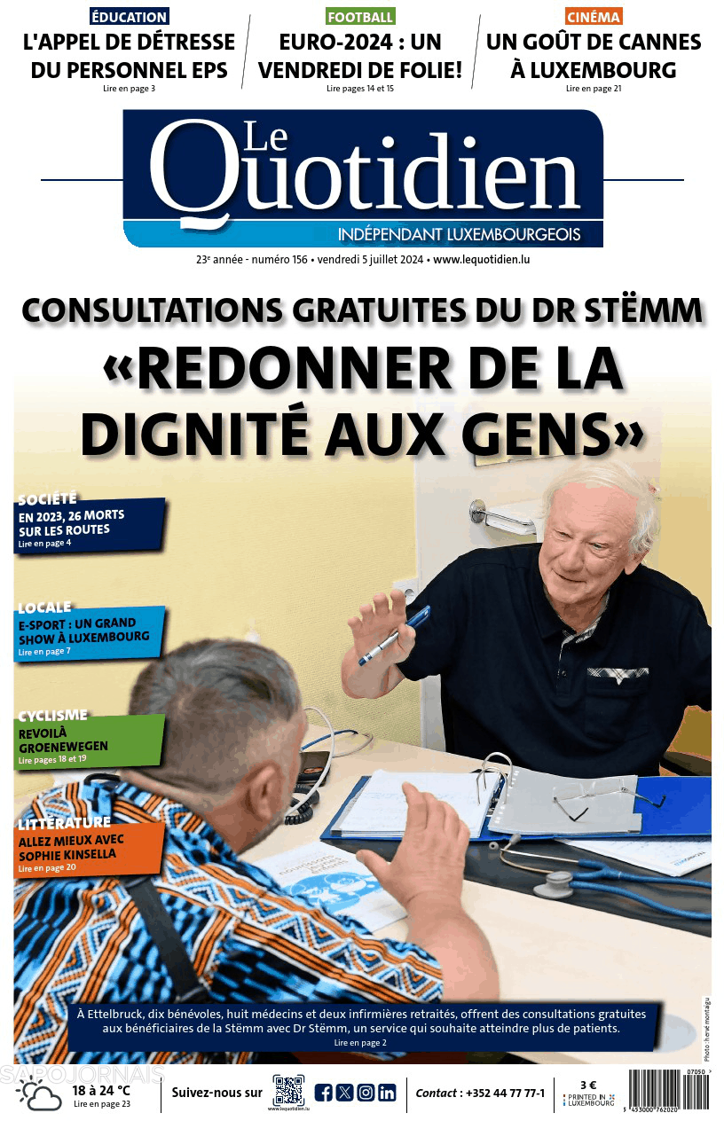 Le Quotidien (5 jul 2024) - Jornais e Revistas - SAPO.pt - Última hora ...